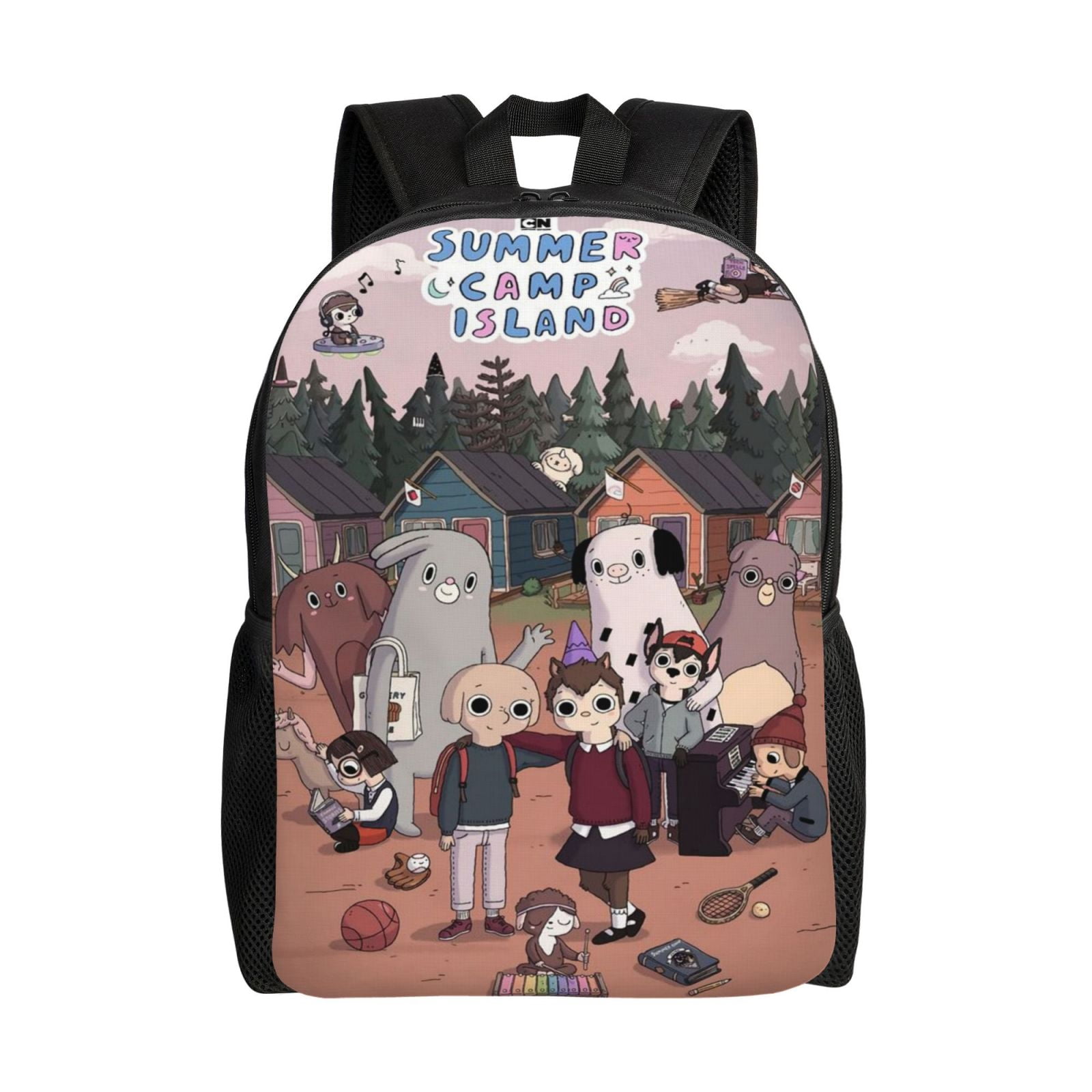Summer Camp Island Backpack 3D Printed Casual Daypacks - Walmart.com