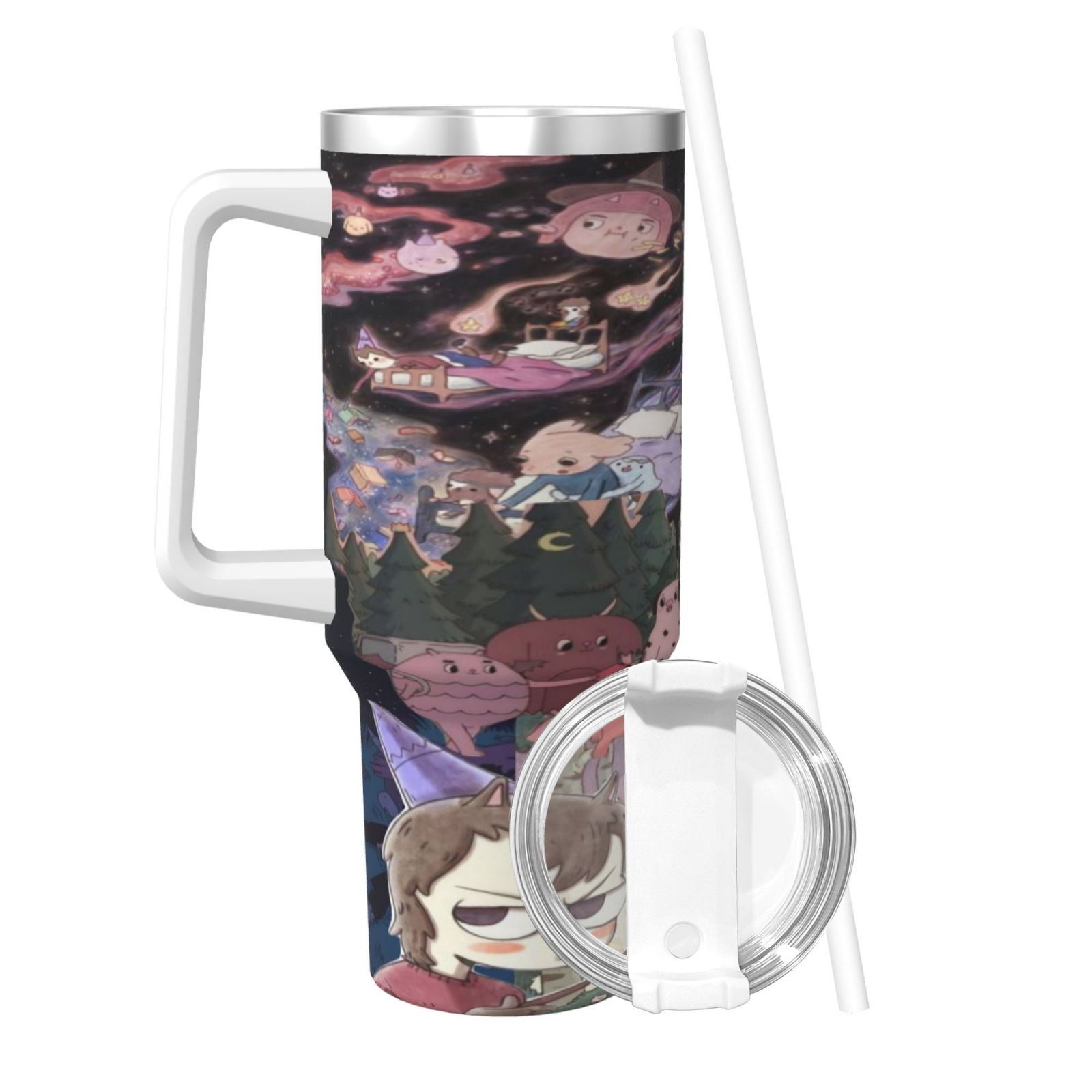 Summer Camp Island Print Thermos Insulated Stainless Steel Hot/Cold ...