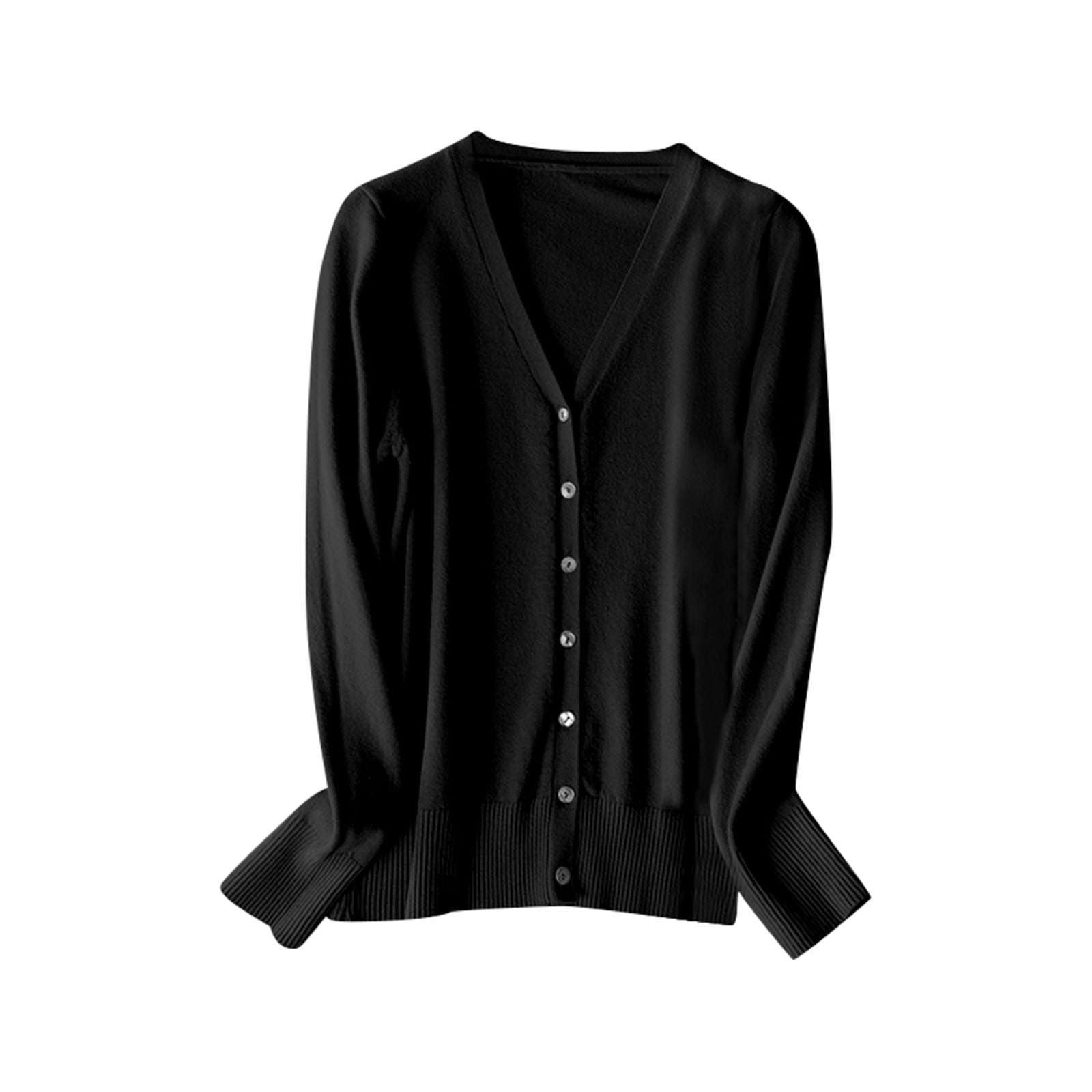 Summer Cardigans for Women Lightweight Women's V Neck Knitted Cardigan ...