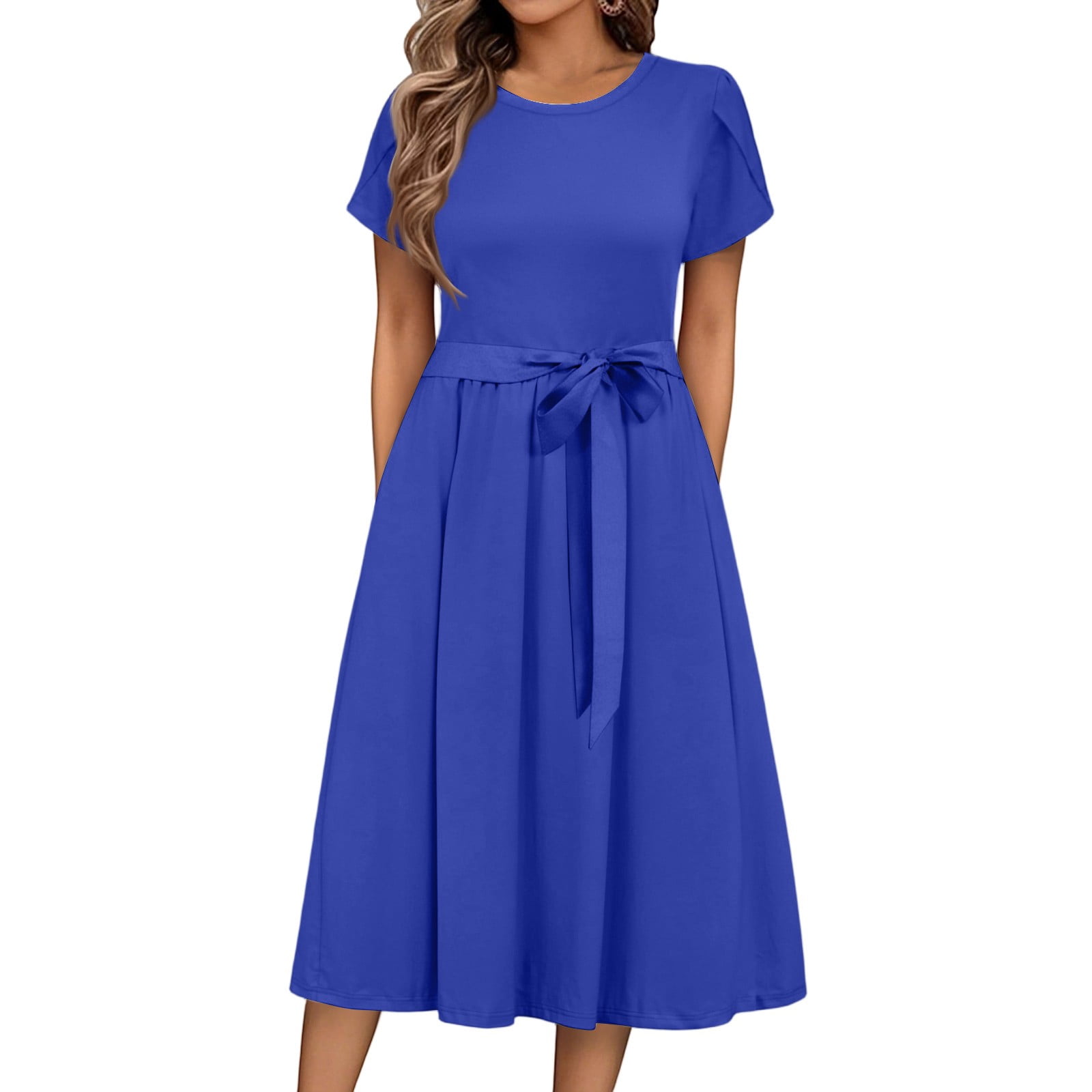Summer Casual Dresses for Women Lightweight Polyester, Engagement ...