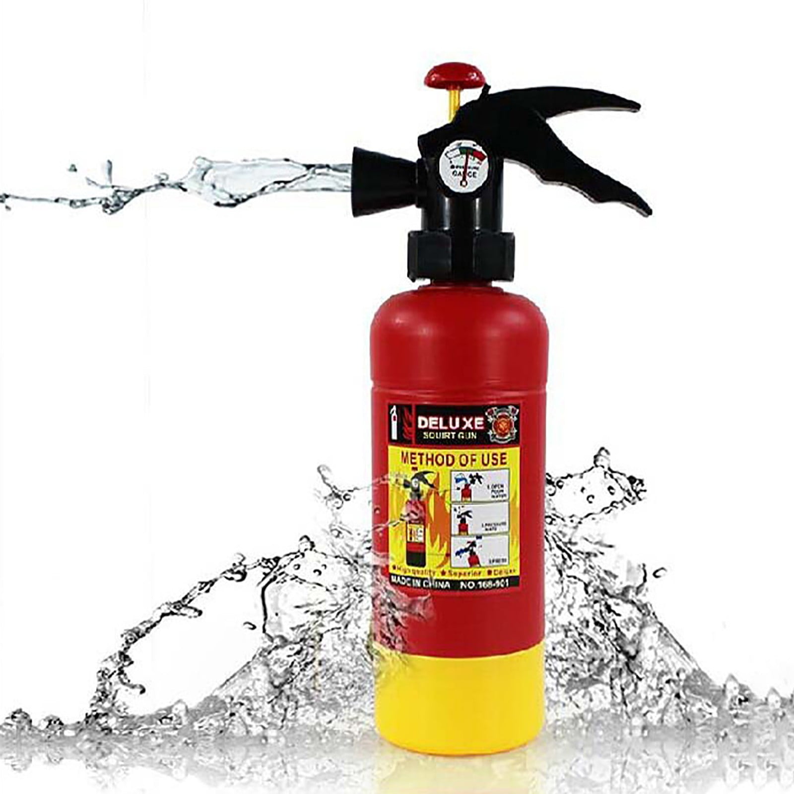 Summer Children's Cartoon Pull Out Fire Extinguisher Water Plastic ...