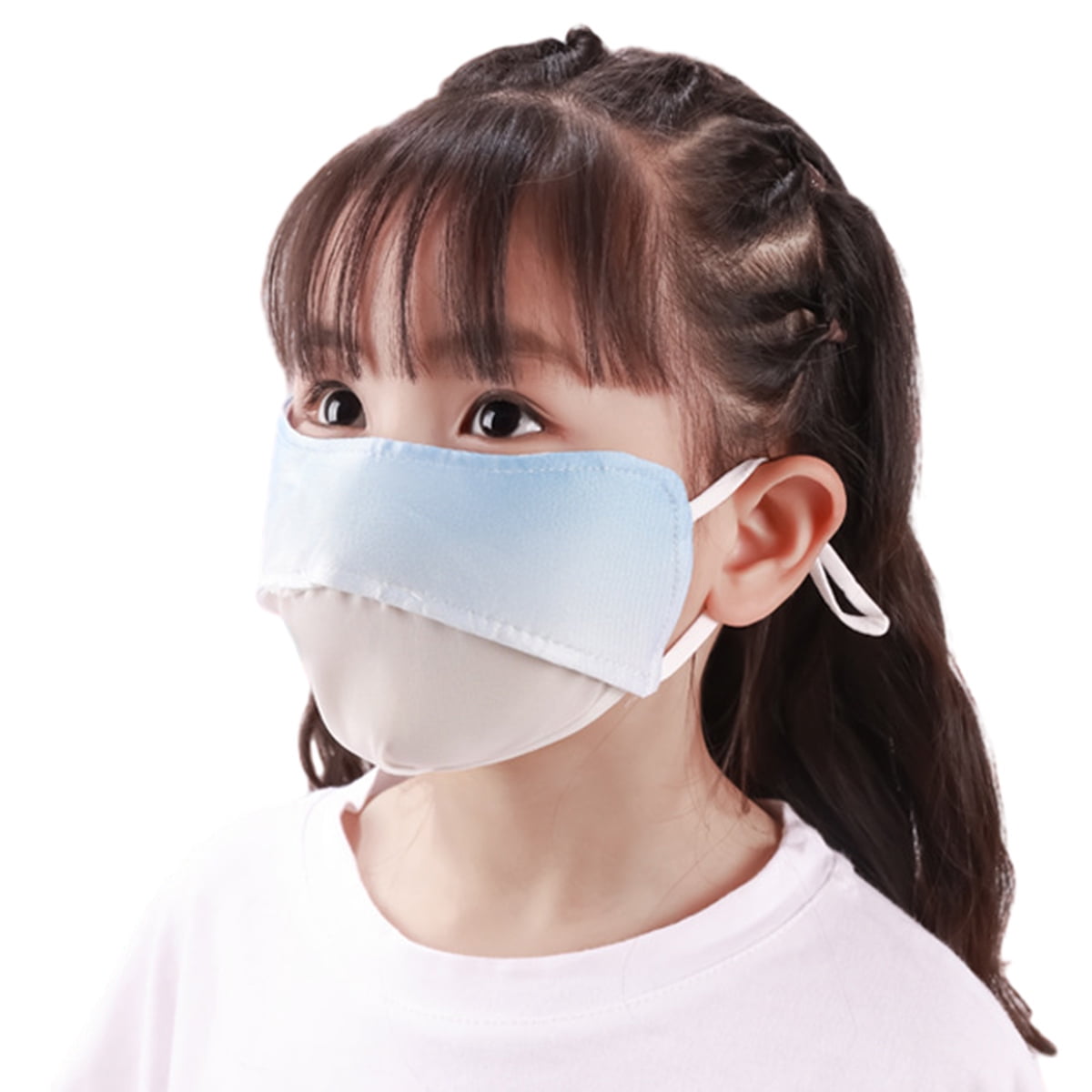 Summer Children's Sunscreen Mask UPF50+ Sunscreen Mask UV protection ...