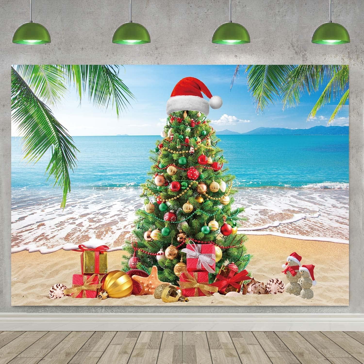 Summer Christmas Backdrop Decorations Baby It’s Warm Outside Banner ...