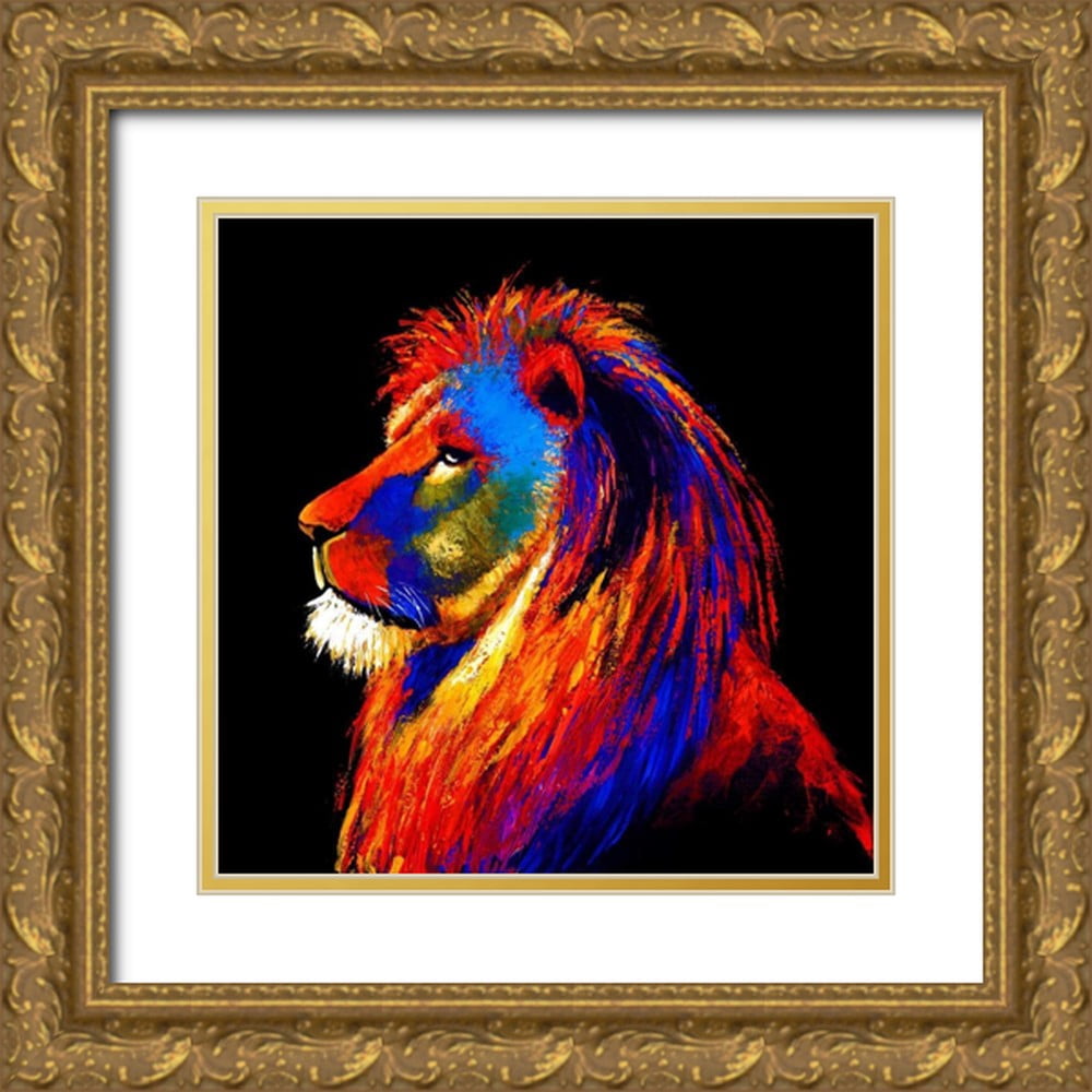 Summer, Clara 20x20 Gold Ornate Wood Framed with Double Matting Museum ...