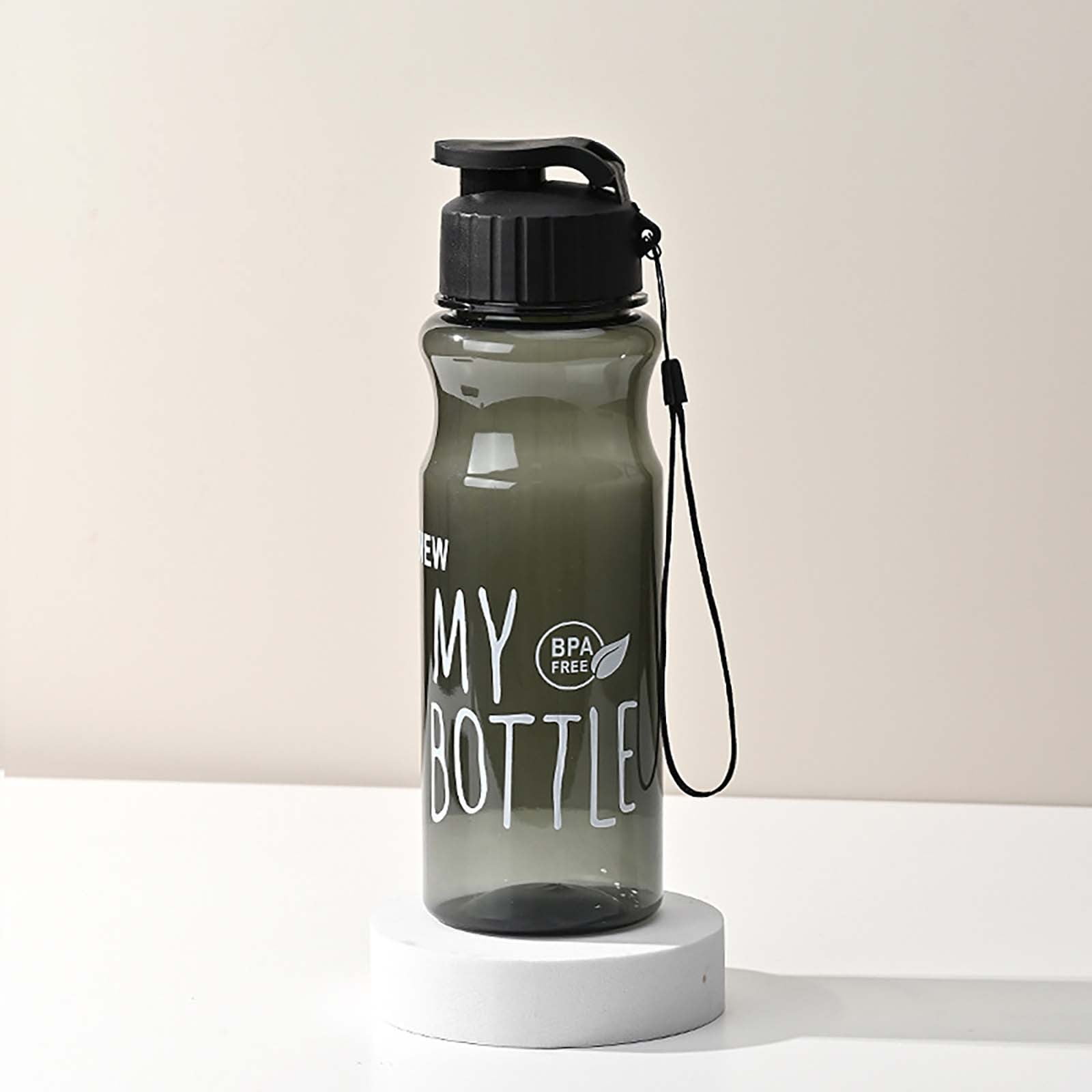 Summer Clear Water Bottle, 23oz Sports Water Bottle, Leak Proof Re ...