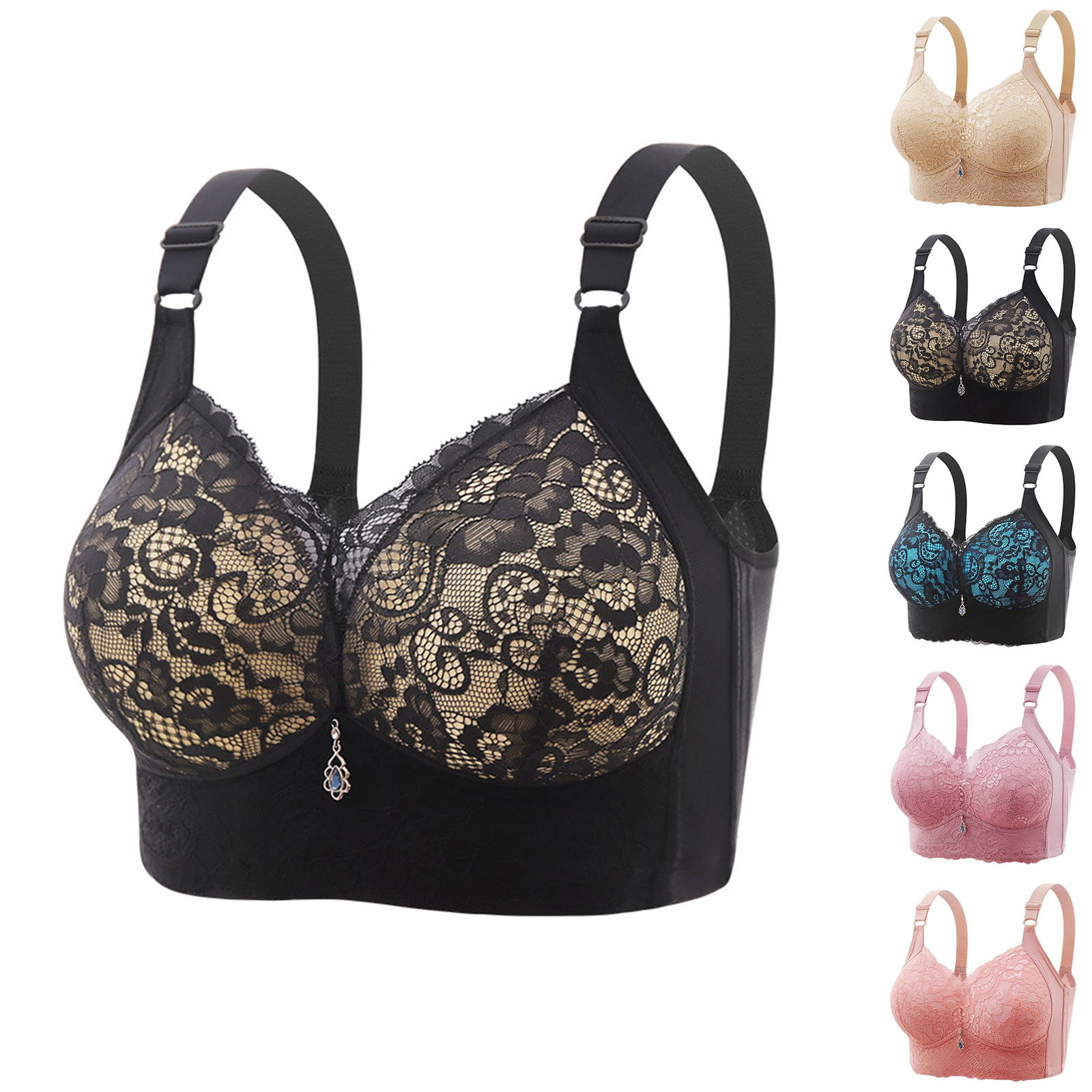 Summer Clearance! Ahuyic Womens Summer Bras,Plus Size Bras for Women ...