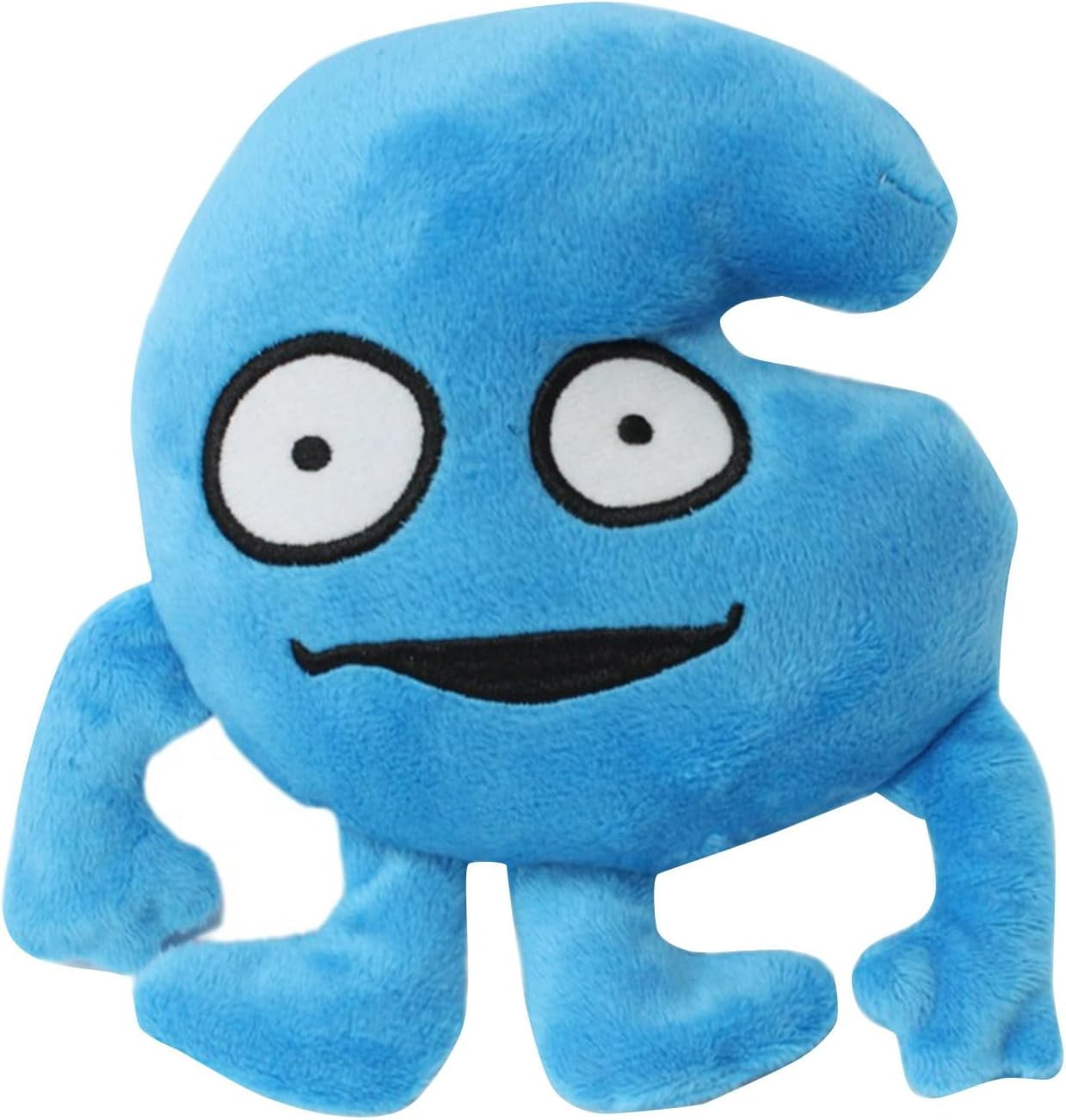 Summer Clearance BFDI 6 3-Inch The Number 6 Plush Toys Cartoon Battle ...