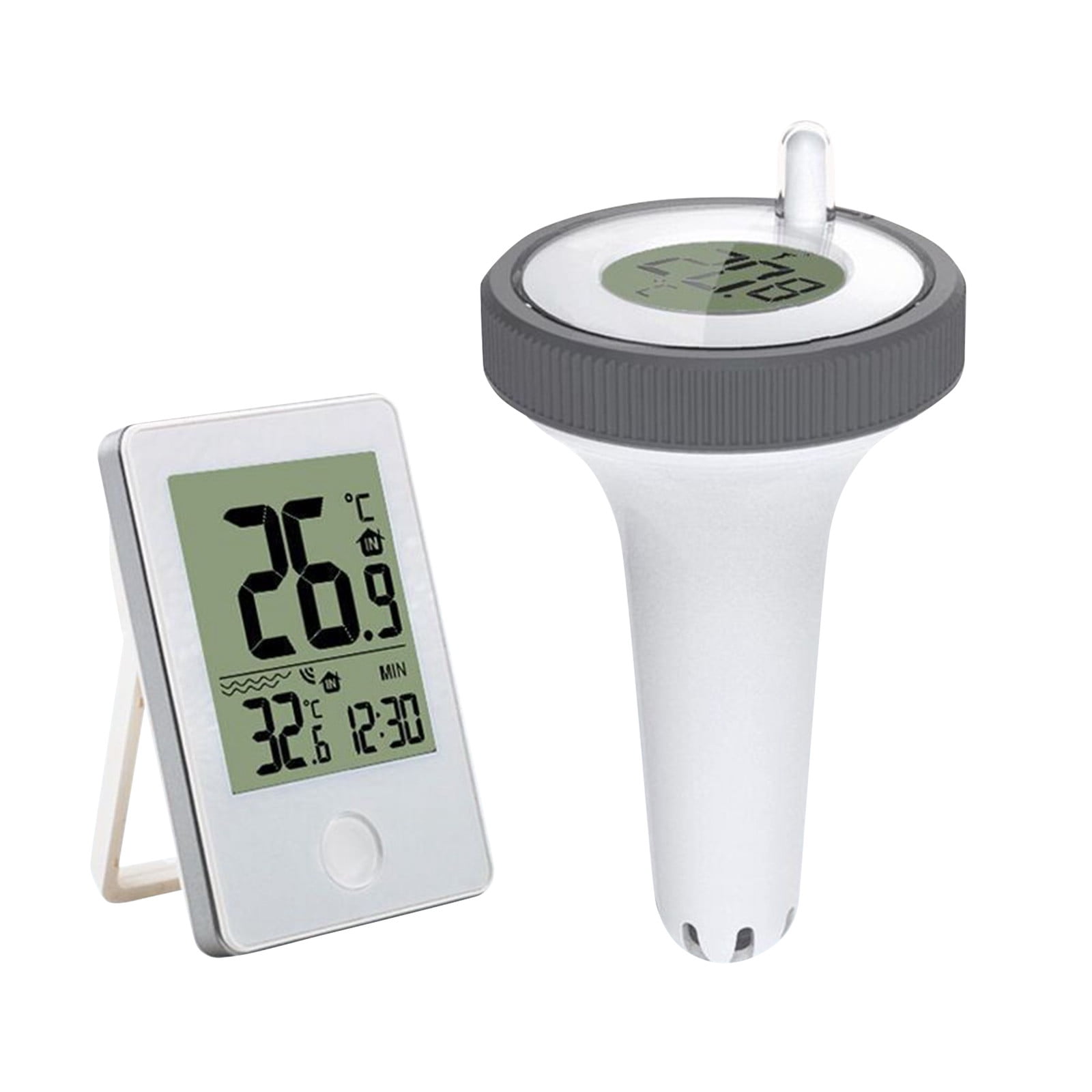 Summer Clearance Digital Thermometer Wireless Pool Thermometer with LCD ...