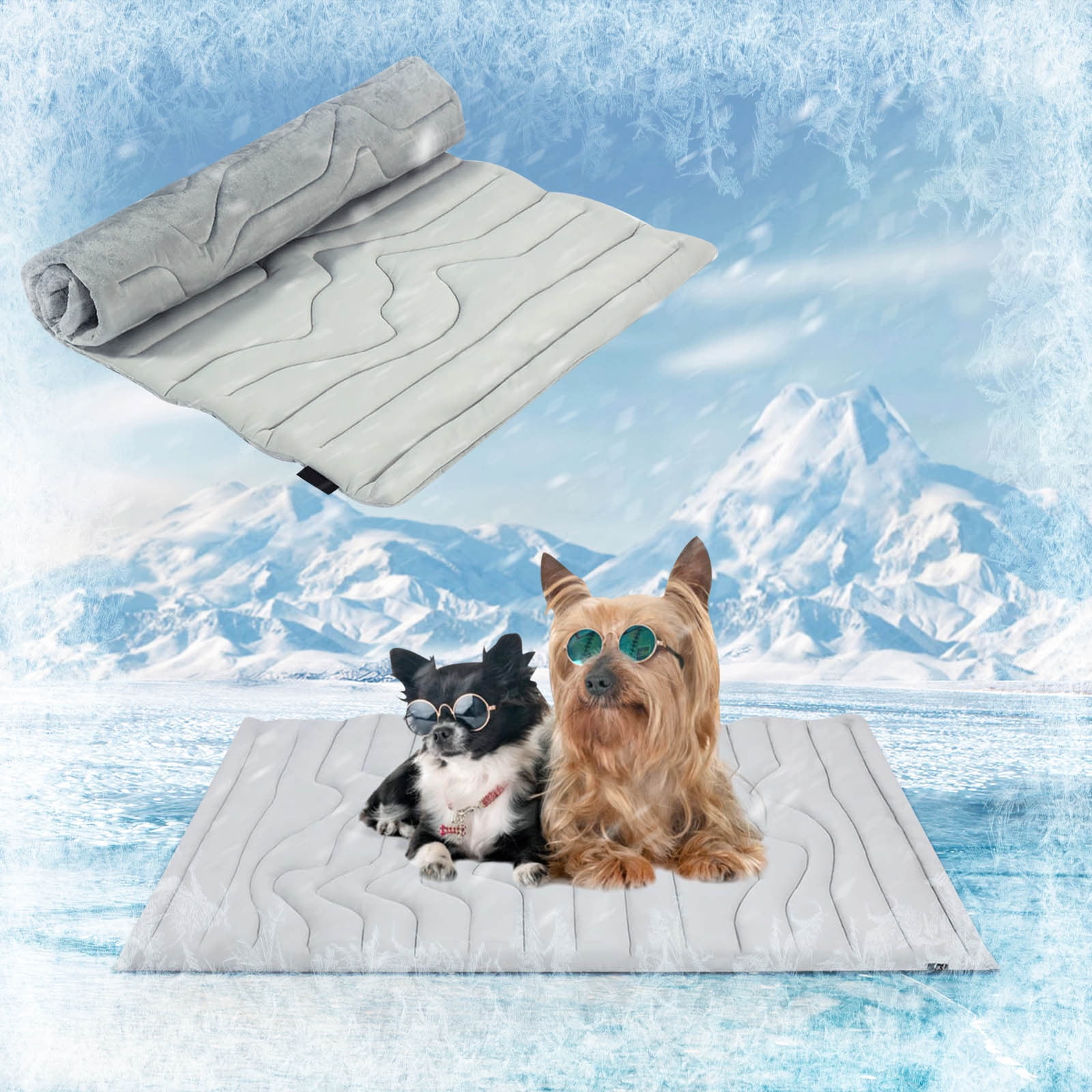 Summer Clearance Dog Cooling Mat,48" x 28" Medium,Dog Cooling Mat ...