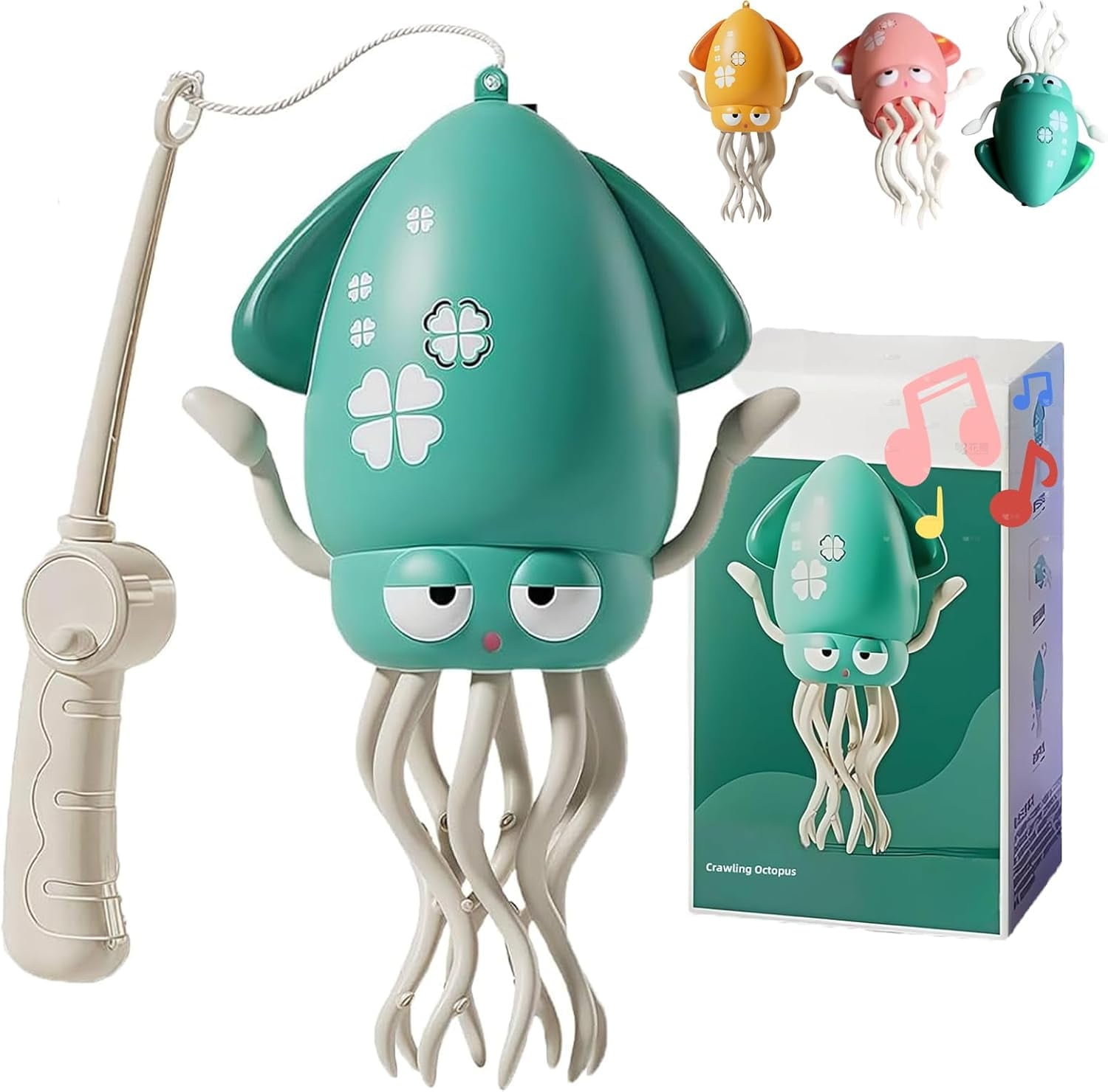 Summer Clearance Electric Dancing Octopus Toy, Crawling Dancing ...