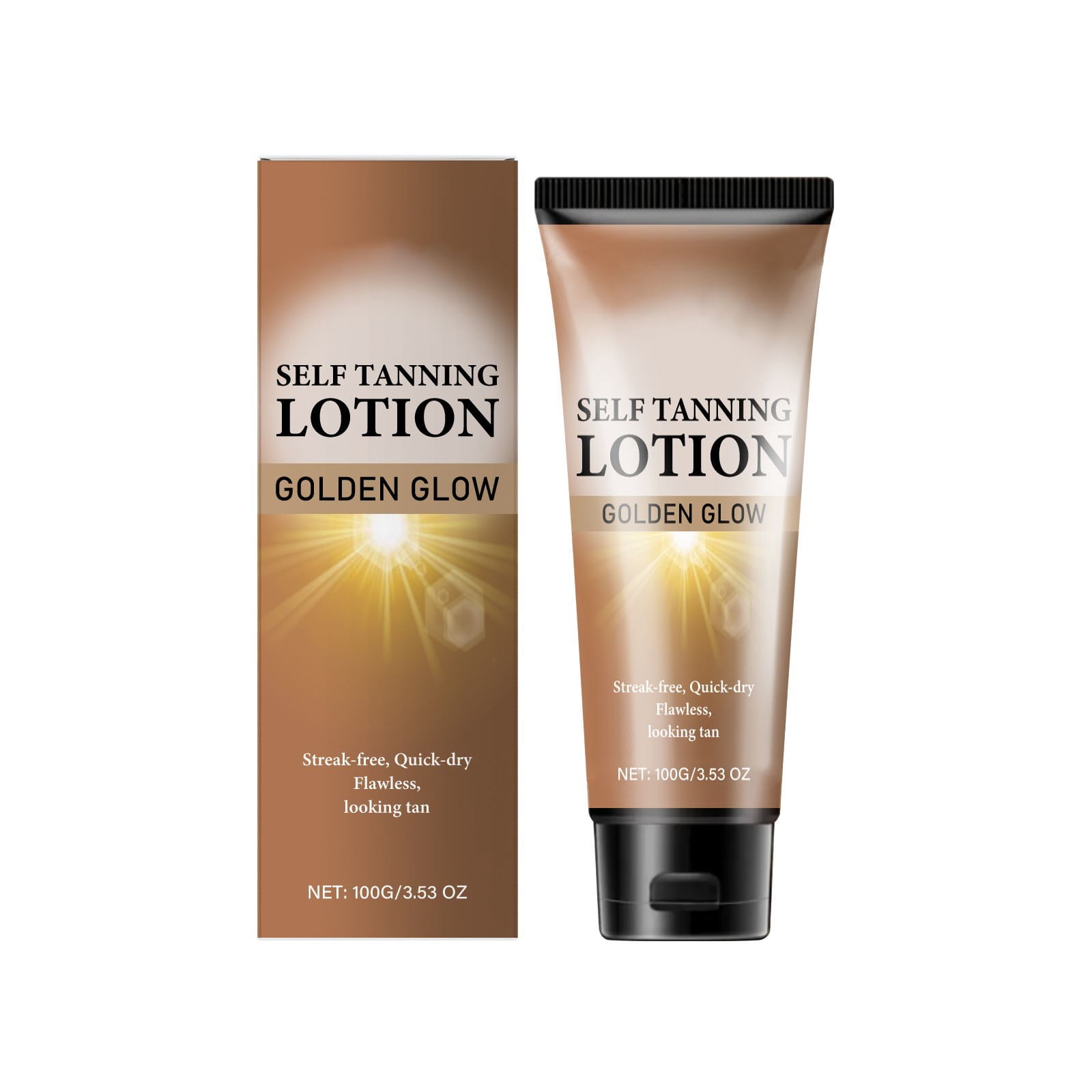 Summer Clearance! Golden Glow Self Tanning Lotion 2.08 Oz (60 G) Streak ...