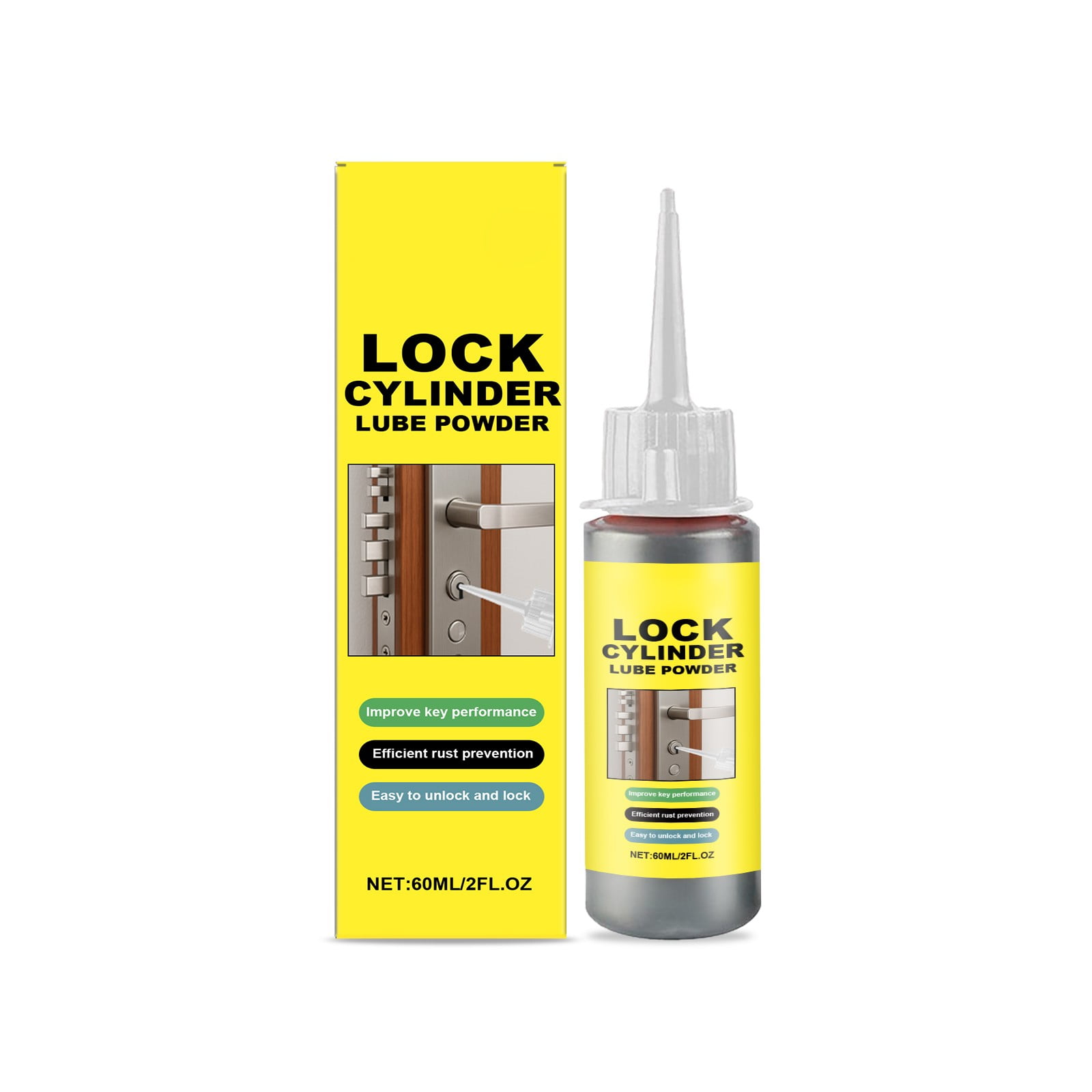 Summer Clearance Lock Cylinder Lube Powder 60Ml Bottle For Improved Key ...