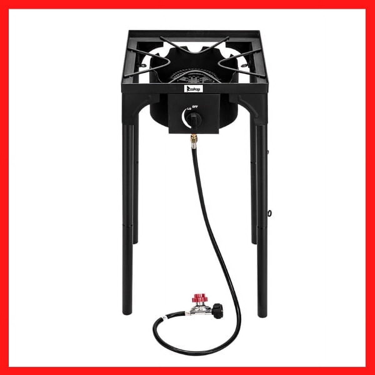 Outdoor Camp Stove High Pressure Propane Gas Cooker Portable Cast Iron ...