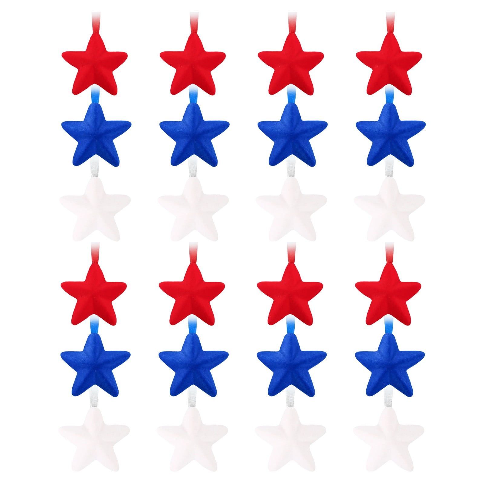 Summer Clearance Patriotic Star String Lights 10Ft Red, White, And Blue ...