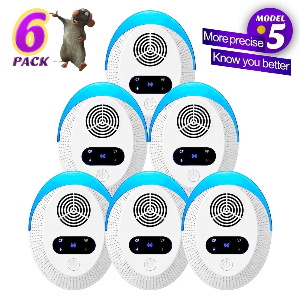 Summer Clearance Ultrasonic Pest Repeller, 6 Pack Pest Repellent Indoor ...