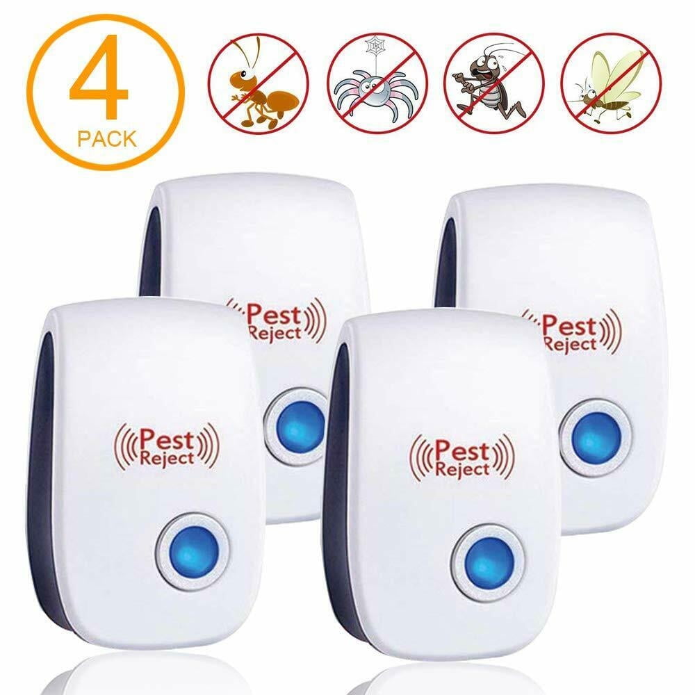 Ultrasonic Pest Repeller Electronic Plug in Sonic Repellent pest ...