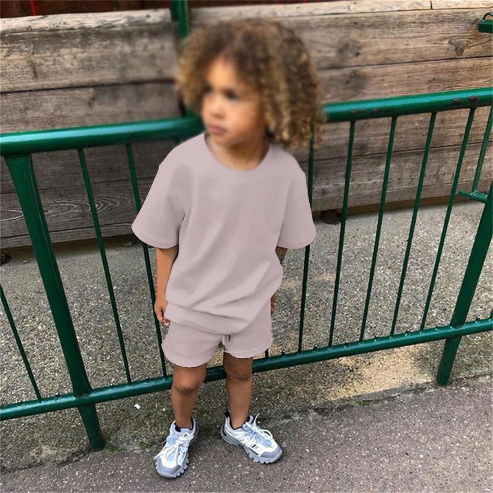 Summer Clothes Light Pink Pullover Shirt Short Sets Baby Boy Summer ...