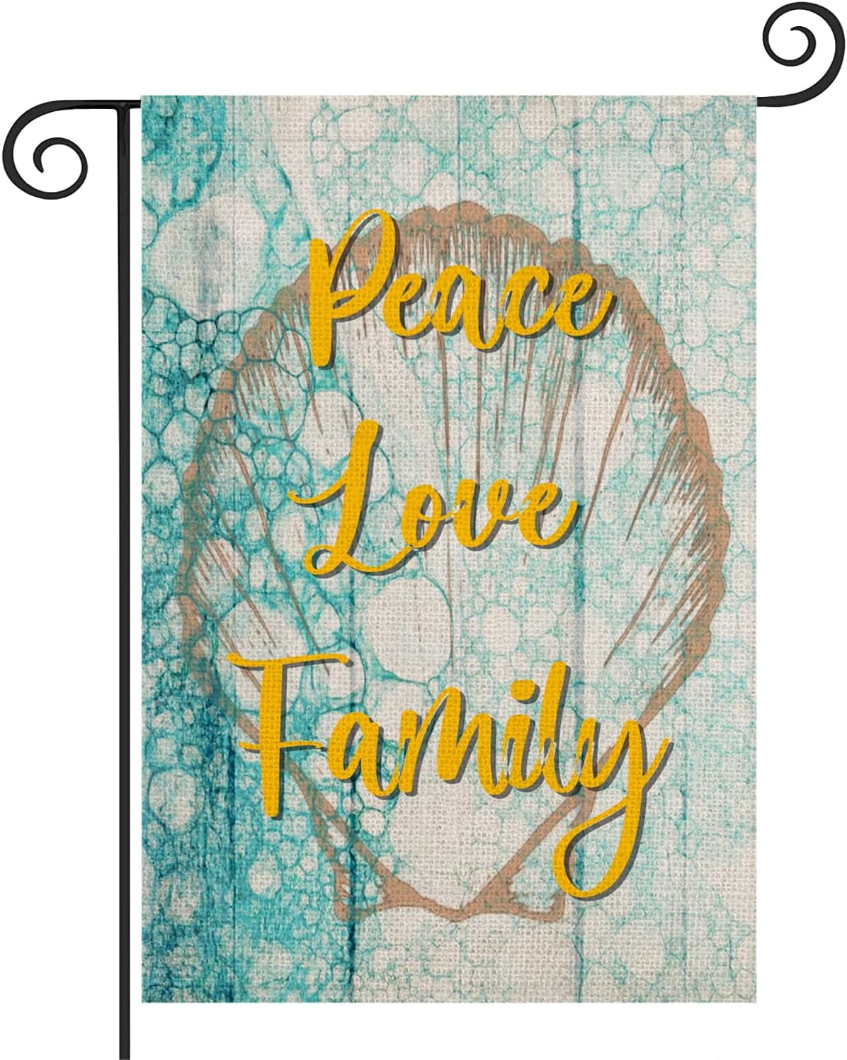 Summer Coastal Beach Garden Flag for Outdoor 12 X 18 inch Double Sided ...