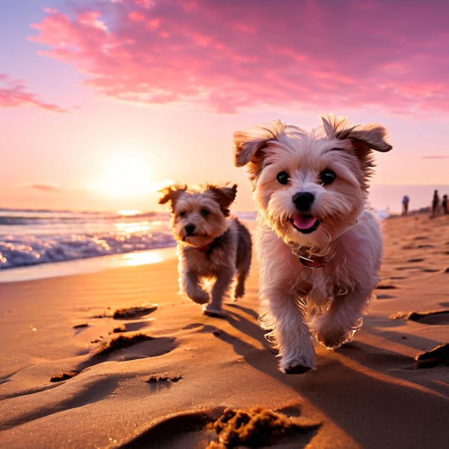 Summer Coastal Dog Jigsaw Puzzles 500 Pieces for Adult Shih Tzu On The ...