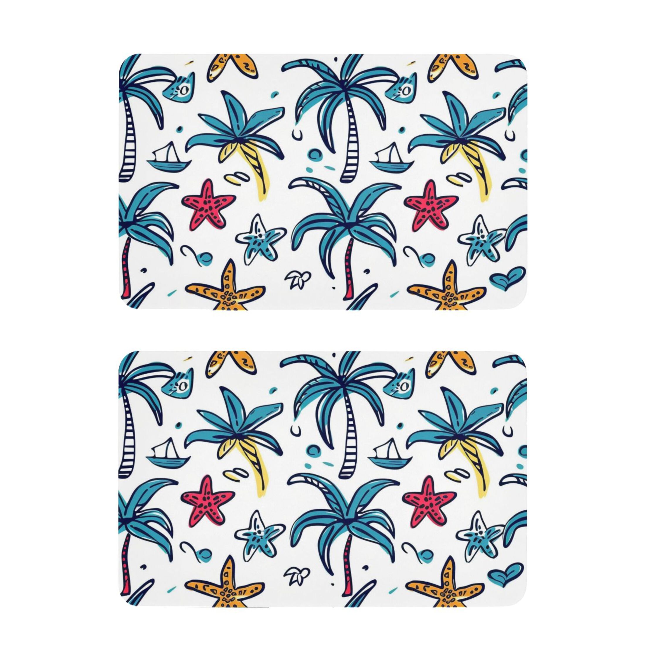 Summer Coconut Tree Fridge Magnets Sticker Refrigerator Magnetic ...