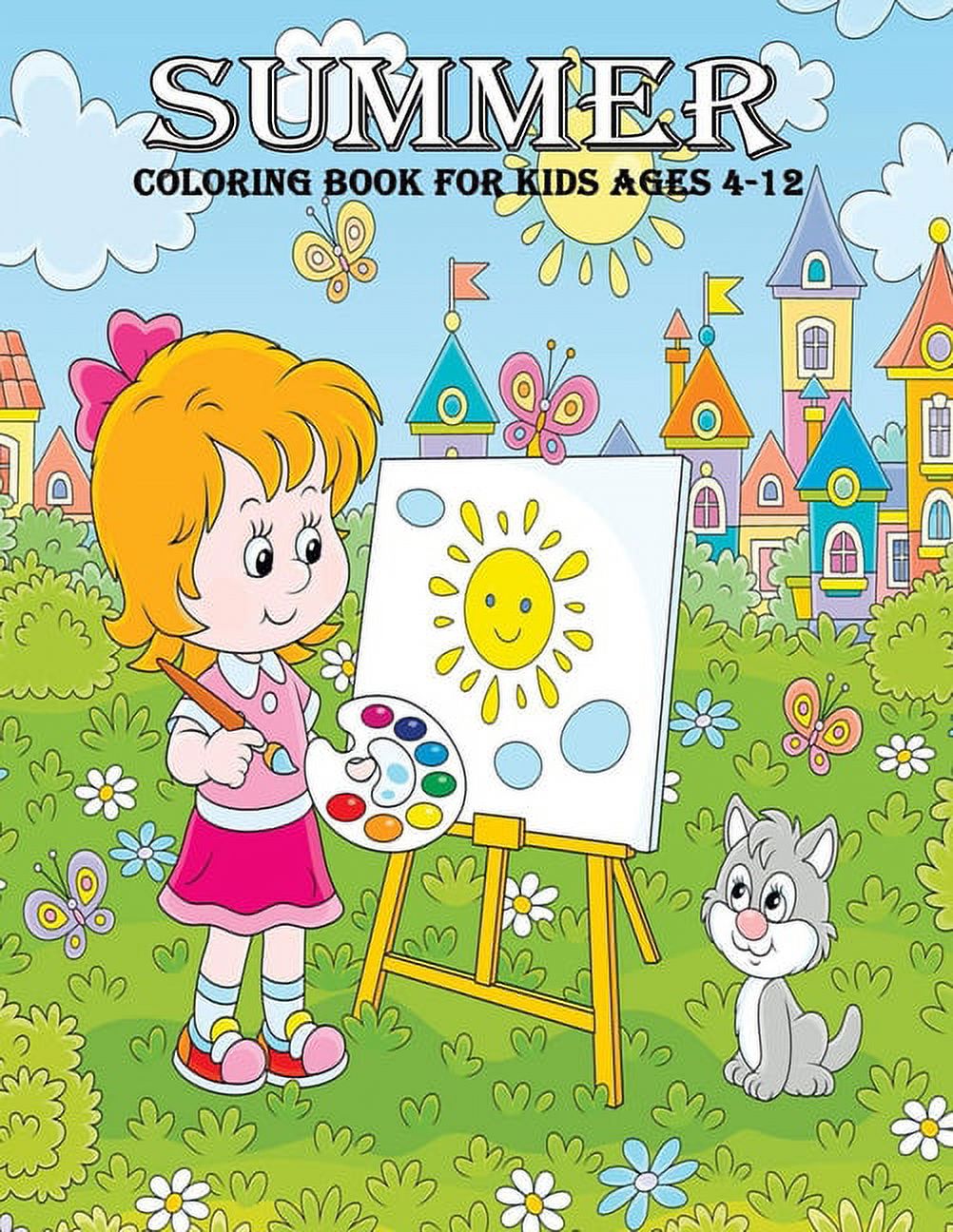 Summer Coloring Book For Kids : 50 + Coloring Cute And Funny Coloring ...