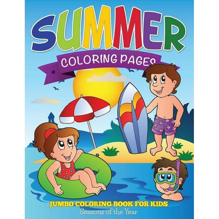 kids summer coloring pictures
