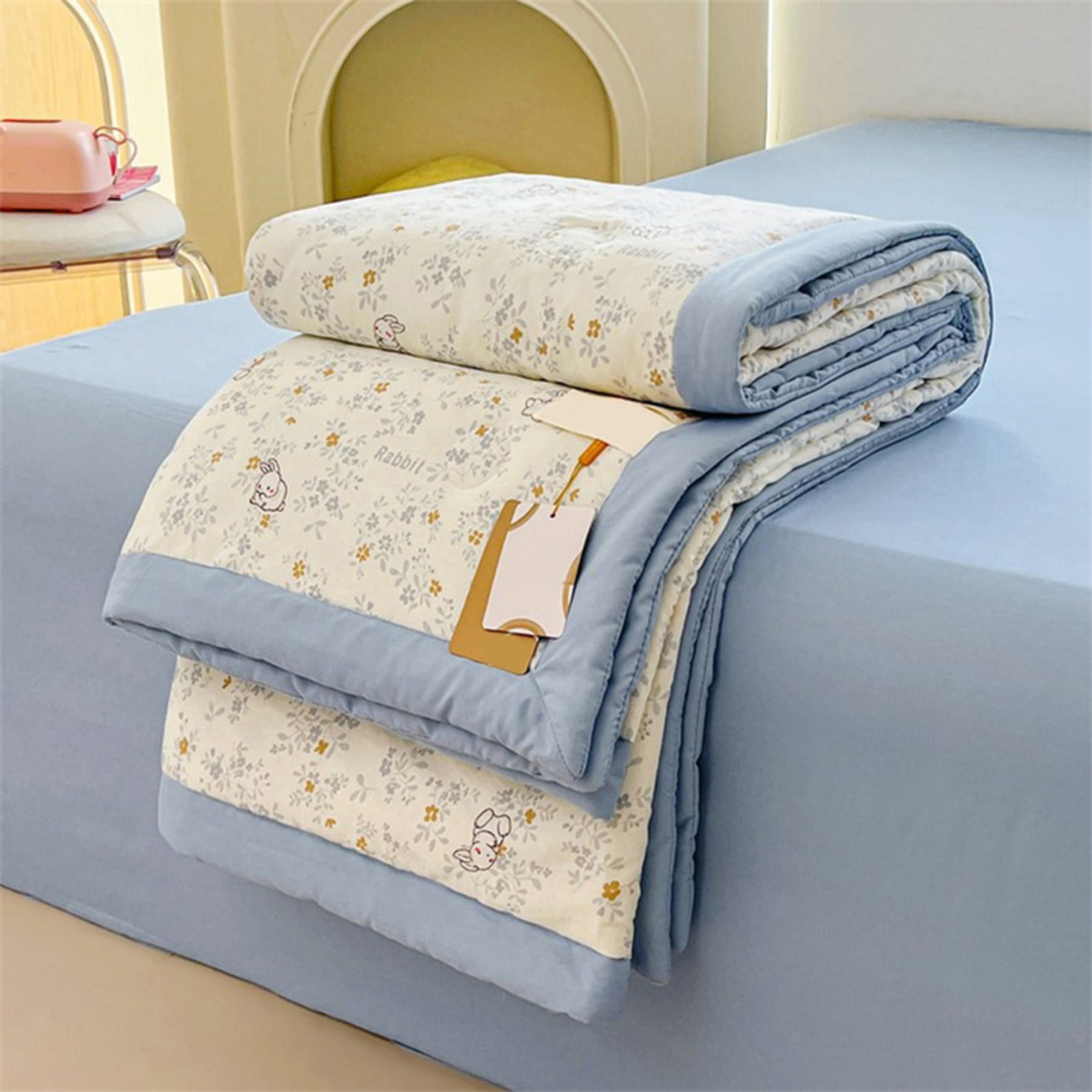 Summer Cool Air Conditioner Core, Double Layer Yarn Washable, Soft Cool ...