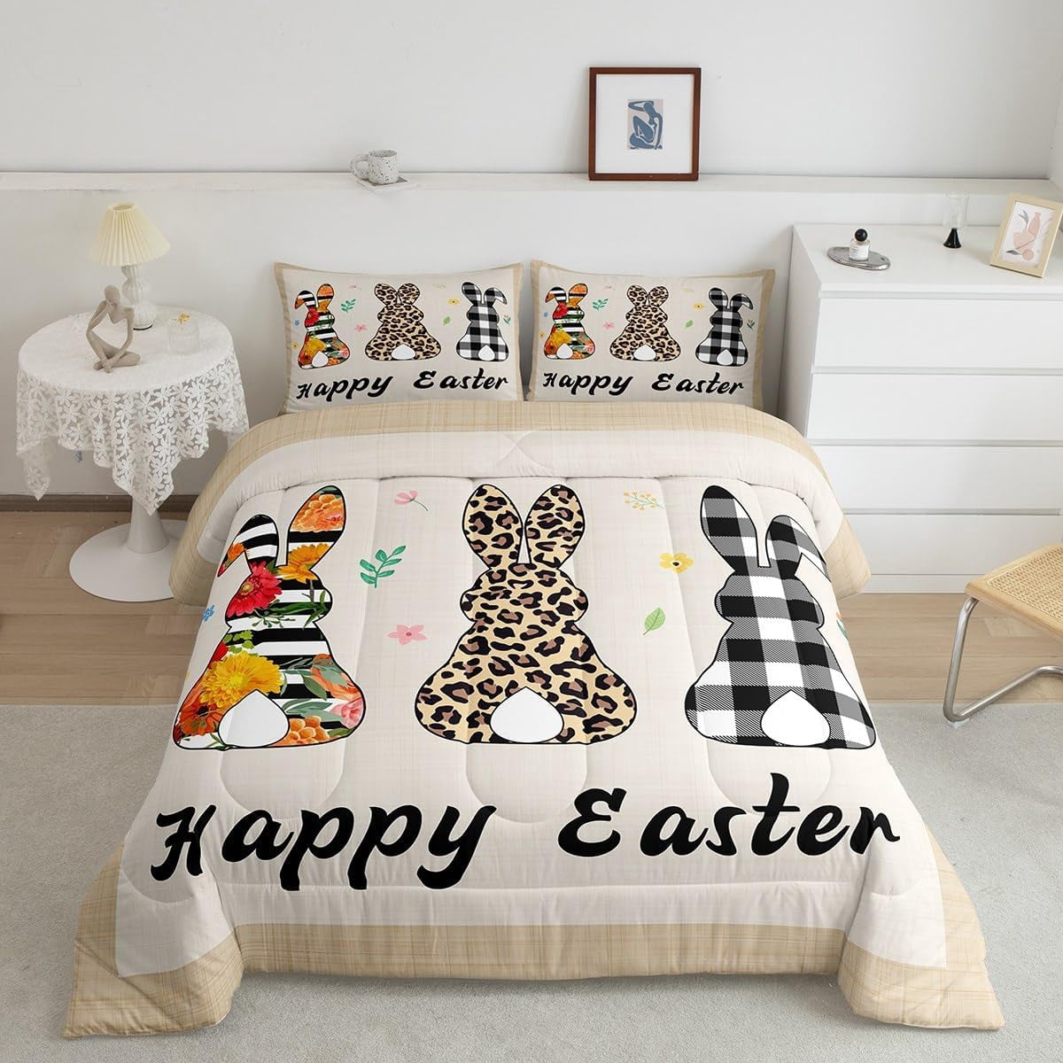 Summer Cool Comforter Set Queen Size,Cartoon Watermelon Bedding Set for ...