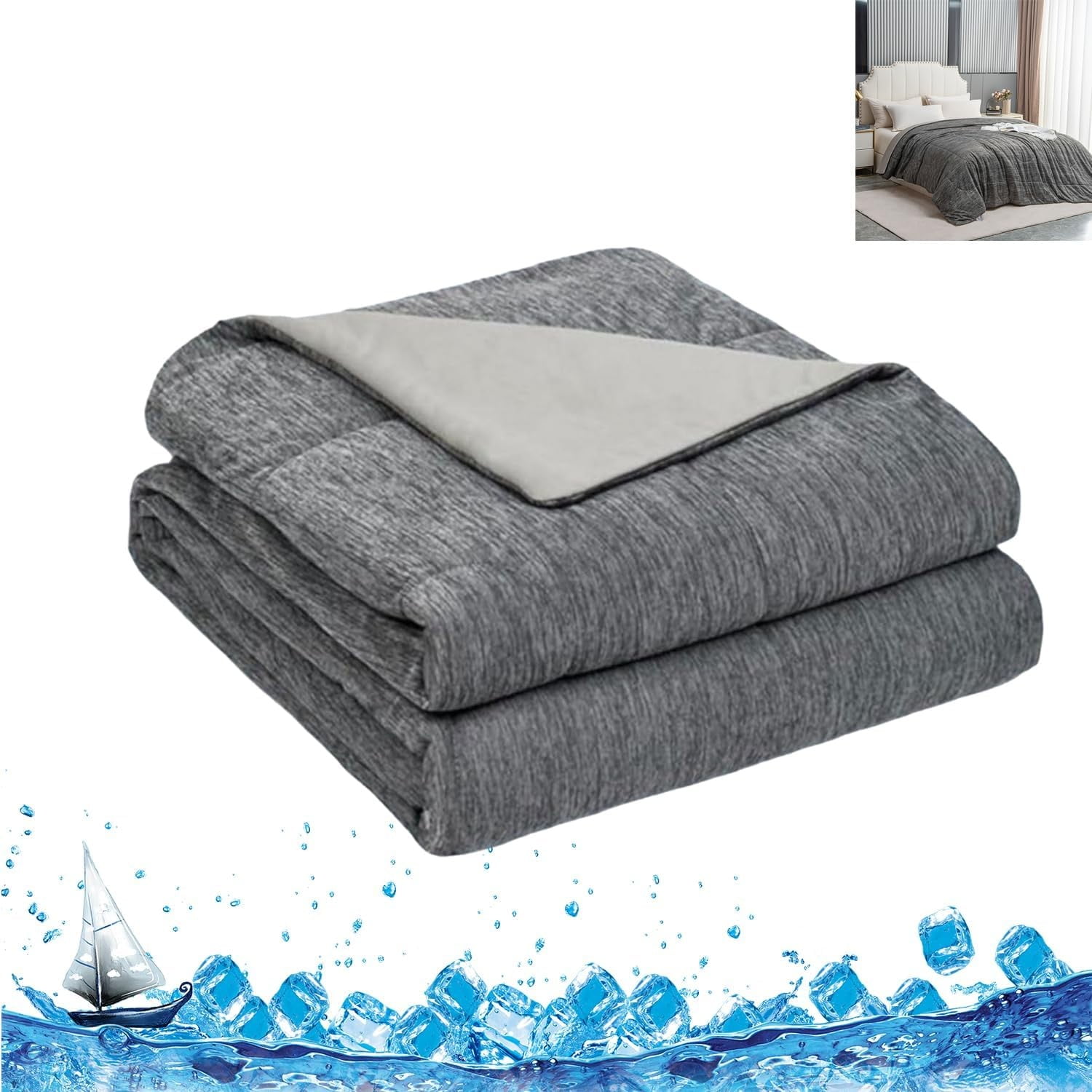 Summer Cool Quilt A C|Blanket Blanket Ice Calming Blanket Double Cool ...