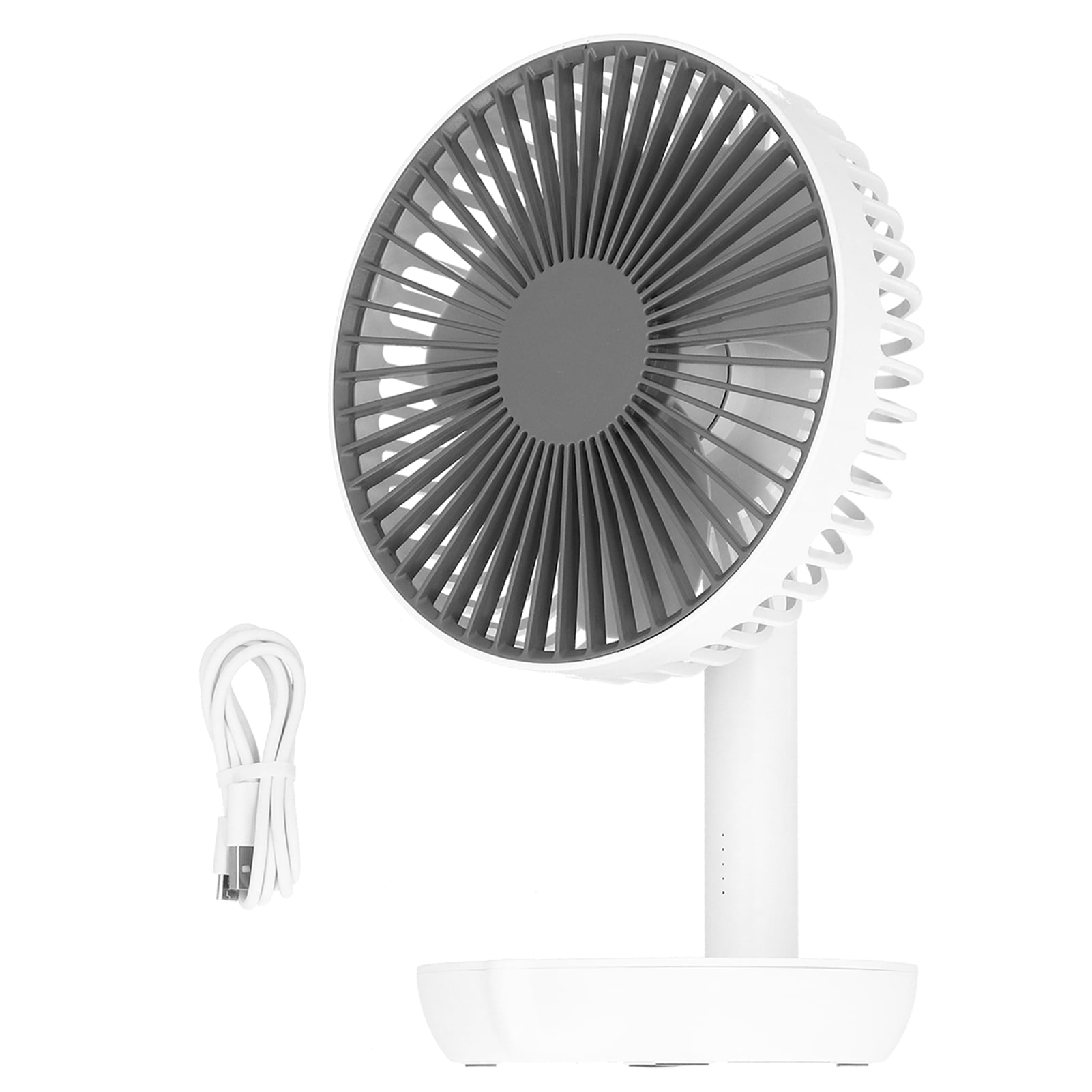 Summer Cooling Fan, Rechargeable Cordless, 5 Speed Control, Quiet USB ...