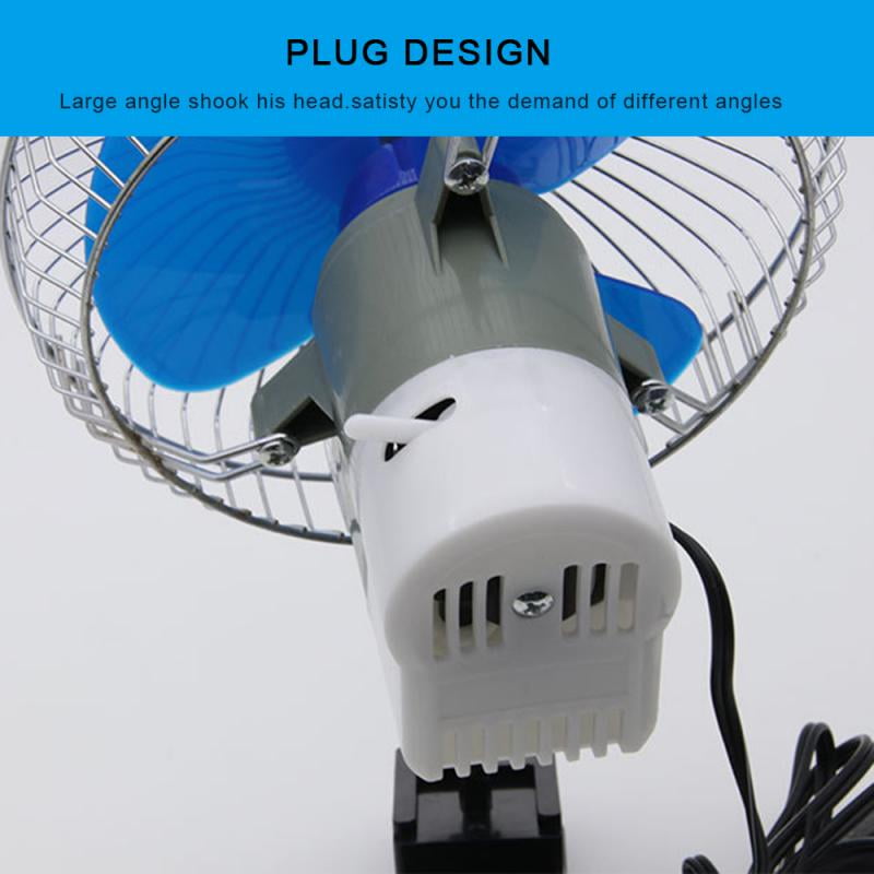 Summer Cooling Fan Rotation Adjustable Car Fan Mini Electric Auto Car ...