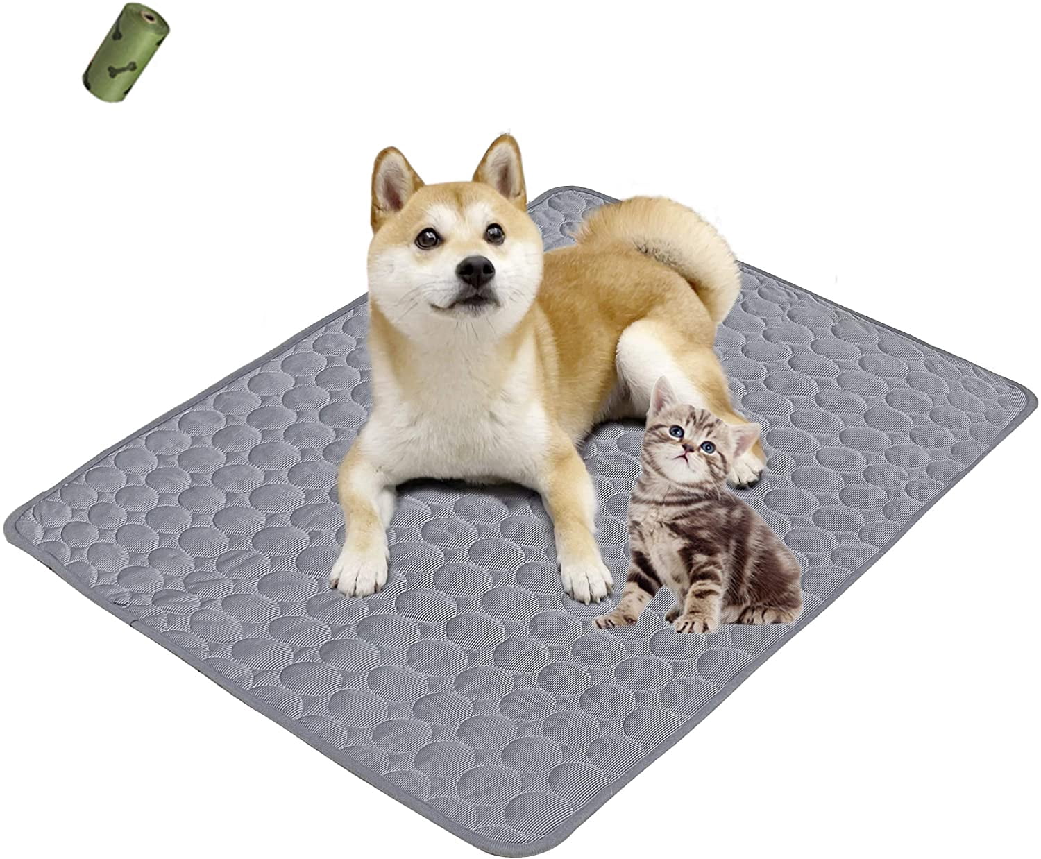Summer Cooling Mat & Sleeping Pad- Water Absorption Top, Materials Safe ...