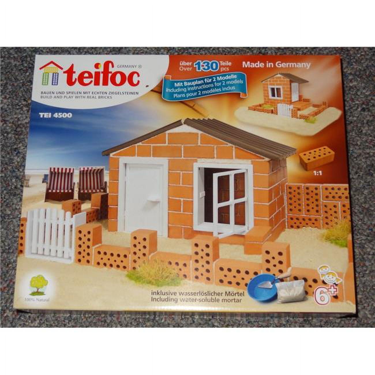 Summer Cottage Brick & Mortar Construction-Building Set - Walmart.com