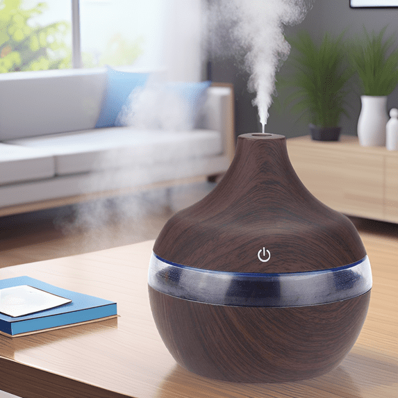 Essential Oil Diffuser, 300ml Small Cool Mist Humidifiers, Portable ...