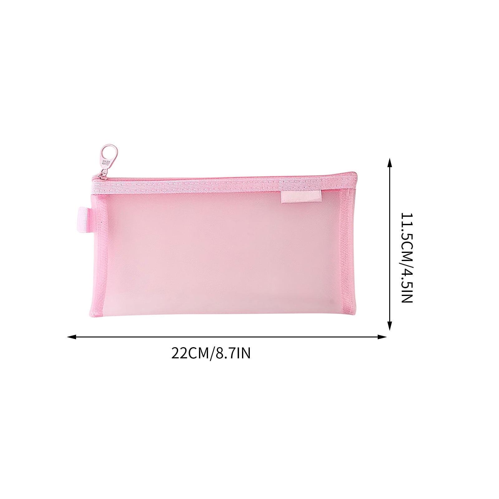 Summer Deals! PEONAVET Pencil Pouch with Zipper,Clear Mesh Pencil Bag ...