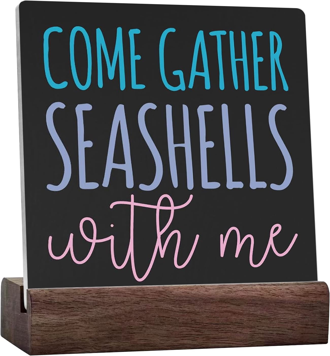 Summer Decor Come Gather Seashells With Me Sign, Summer Decorations For ...