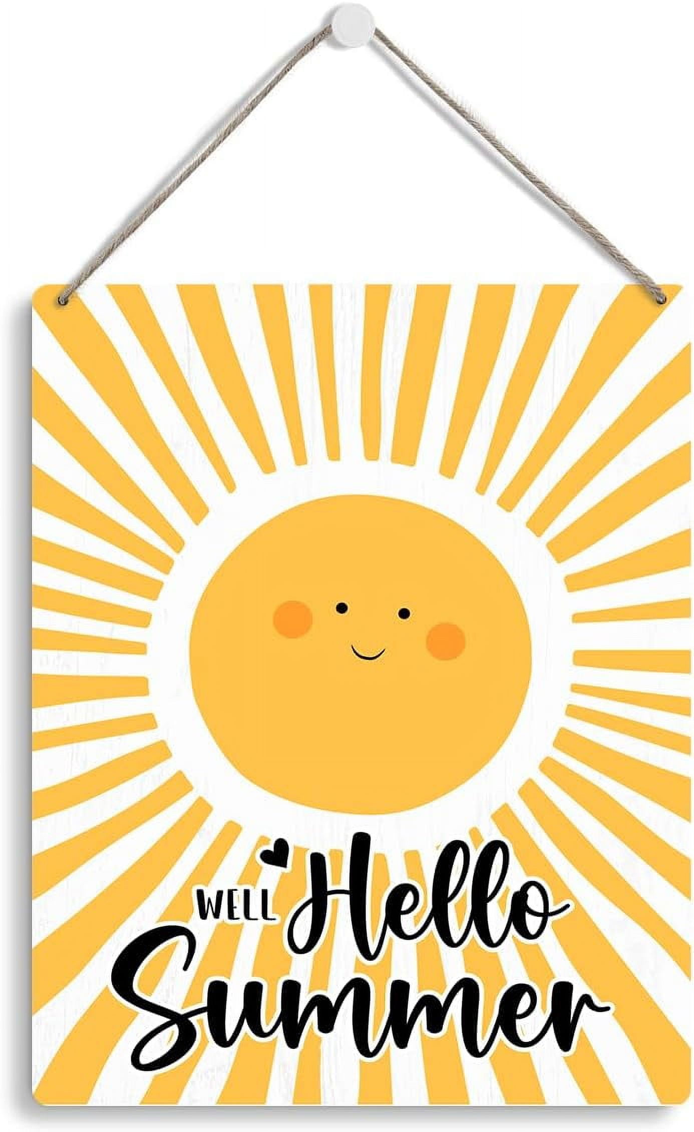 Summer Decor, Summer Decorations for Home Office Door Decor Signs ...