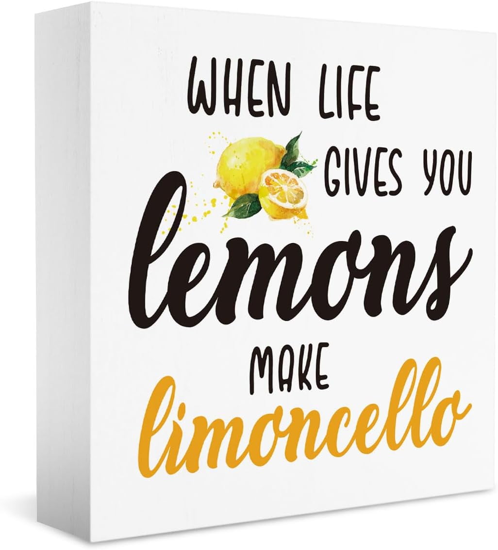 Summer Decor, Summer Decorations for Home Office, Summer Sign, Lemon ...