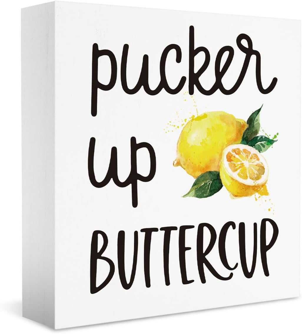 Summer Decor, Summer Decorations for Home Office, Summer Sign, Lemon ...