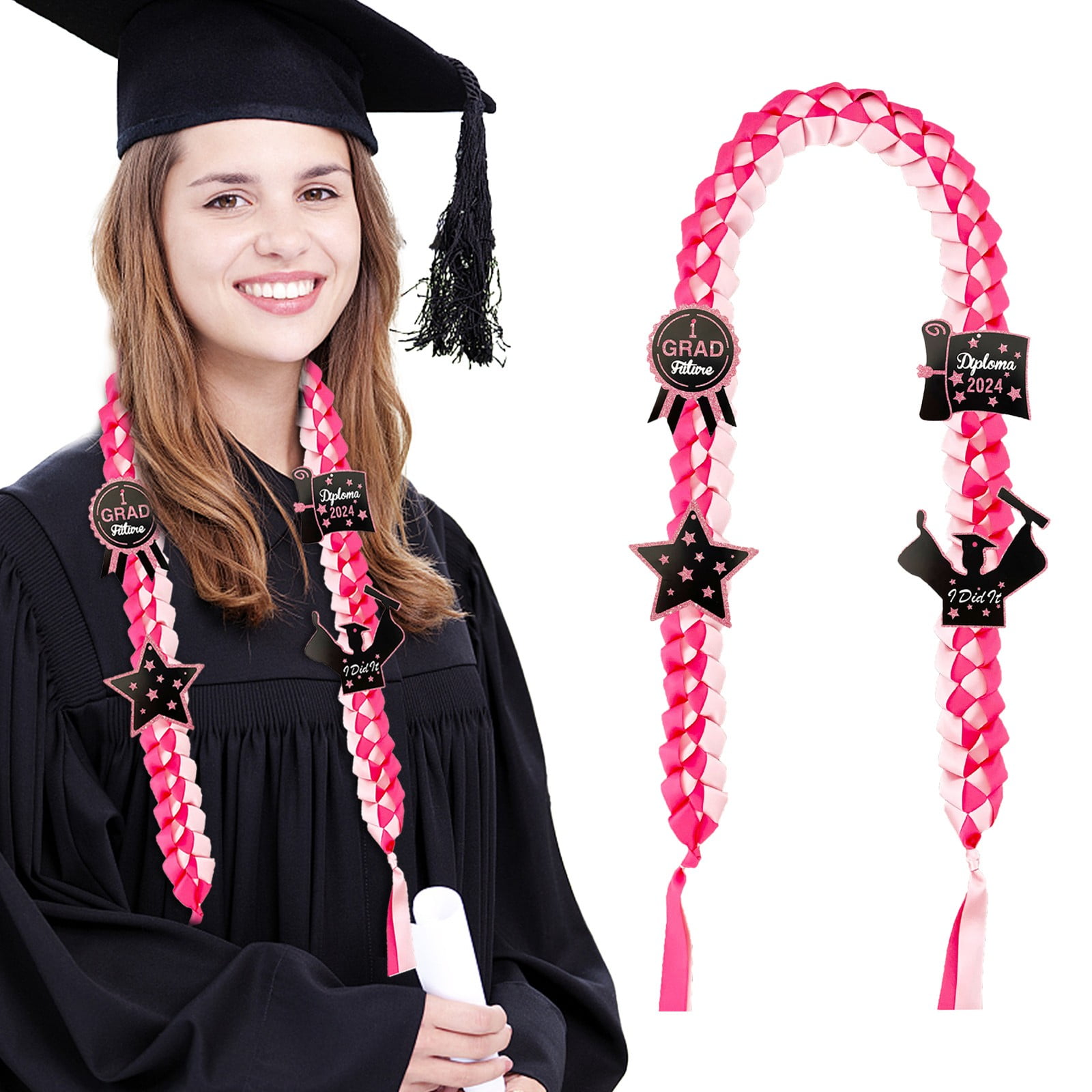 Summer Decoration Graduation Leis 2025 Graduate Ribbon Class Of 2025 ...