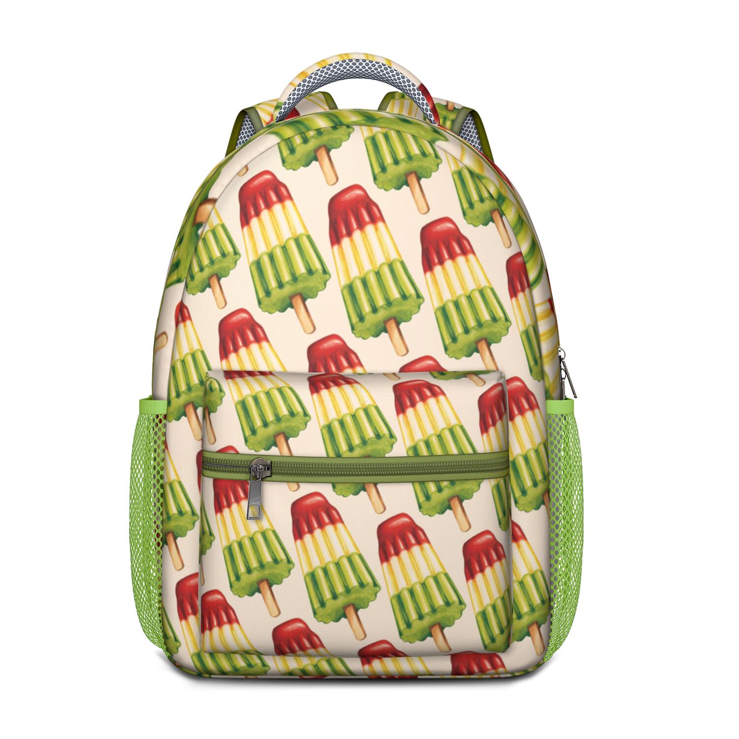 Summer Dessert Print Ergonomic Backpack with Padded Straps & Waterproof ...