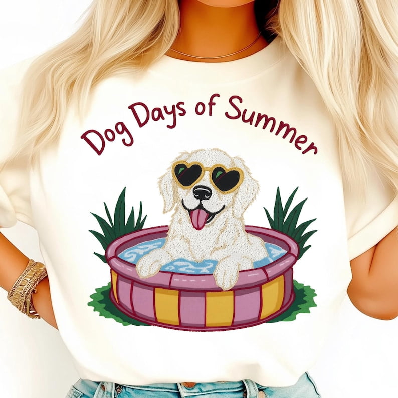 Summer Dog Shirt, Pool Pup Tee, Chill Sunglasses Puppy T-Shirt, Cute ...