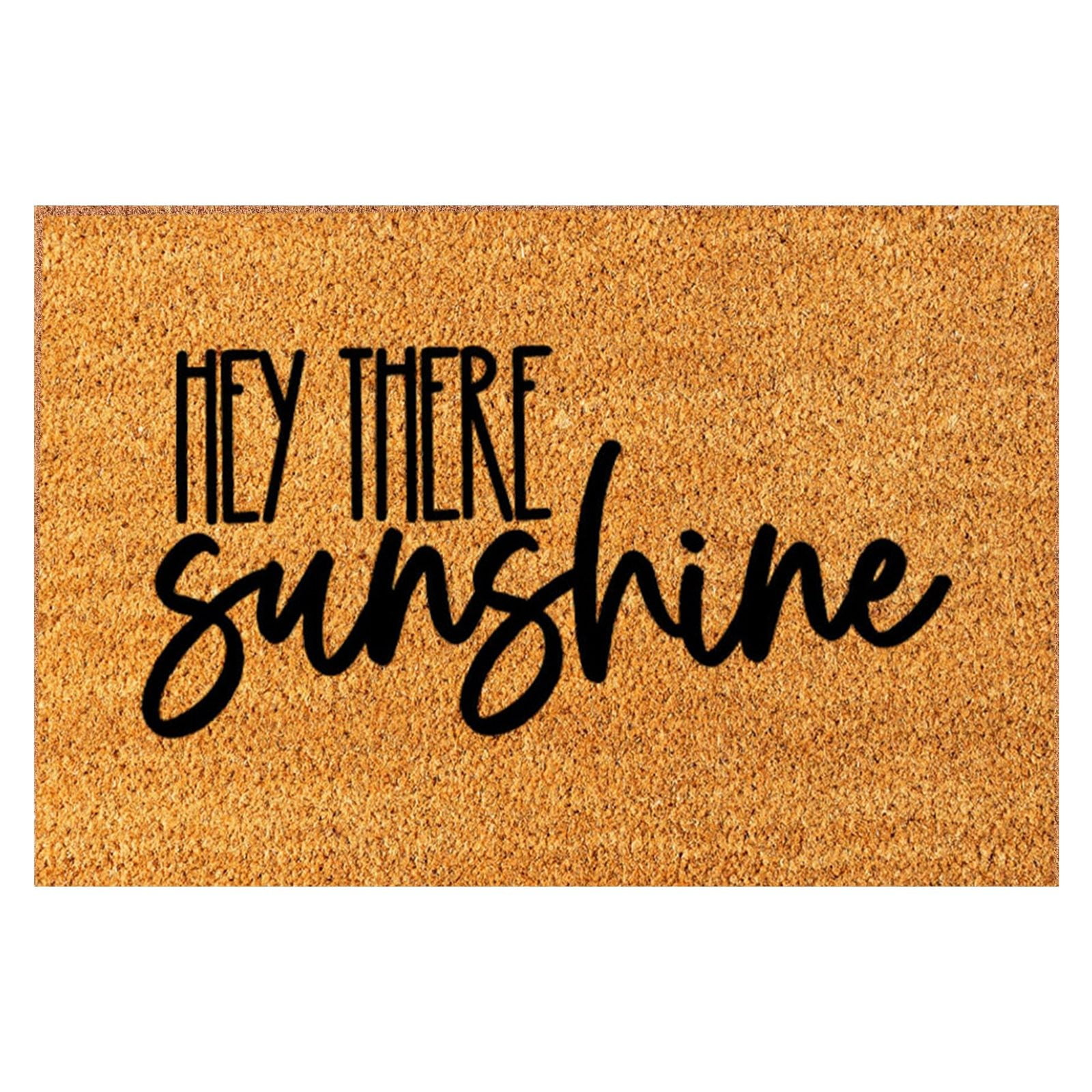 Summer Door Mat - 60x40cm Non- Dacron Indoor Outdoor Sunshine Design ...