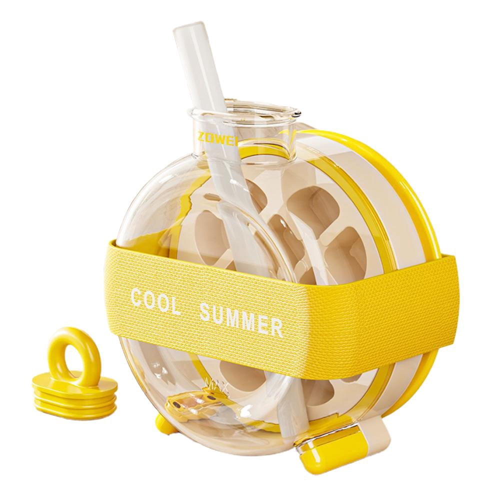Summer Dopamine Pressed Ice Cube Mold Outdoor Straw Cup Fitness Drink ...