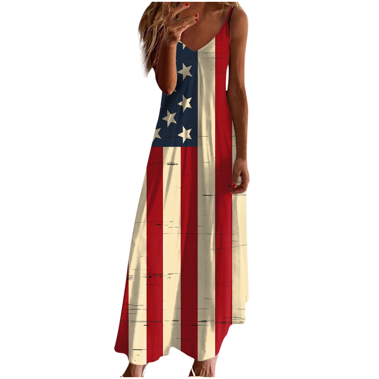 Summer Dresses for Women 2026,Plus Size 4th of July Dress,Women's ...