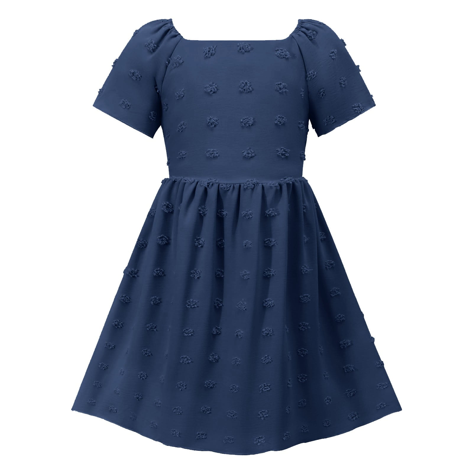 Summer Dresses for Girl New 2025 Girls Cute Backless Dress Short Sleeve ...