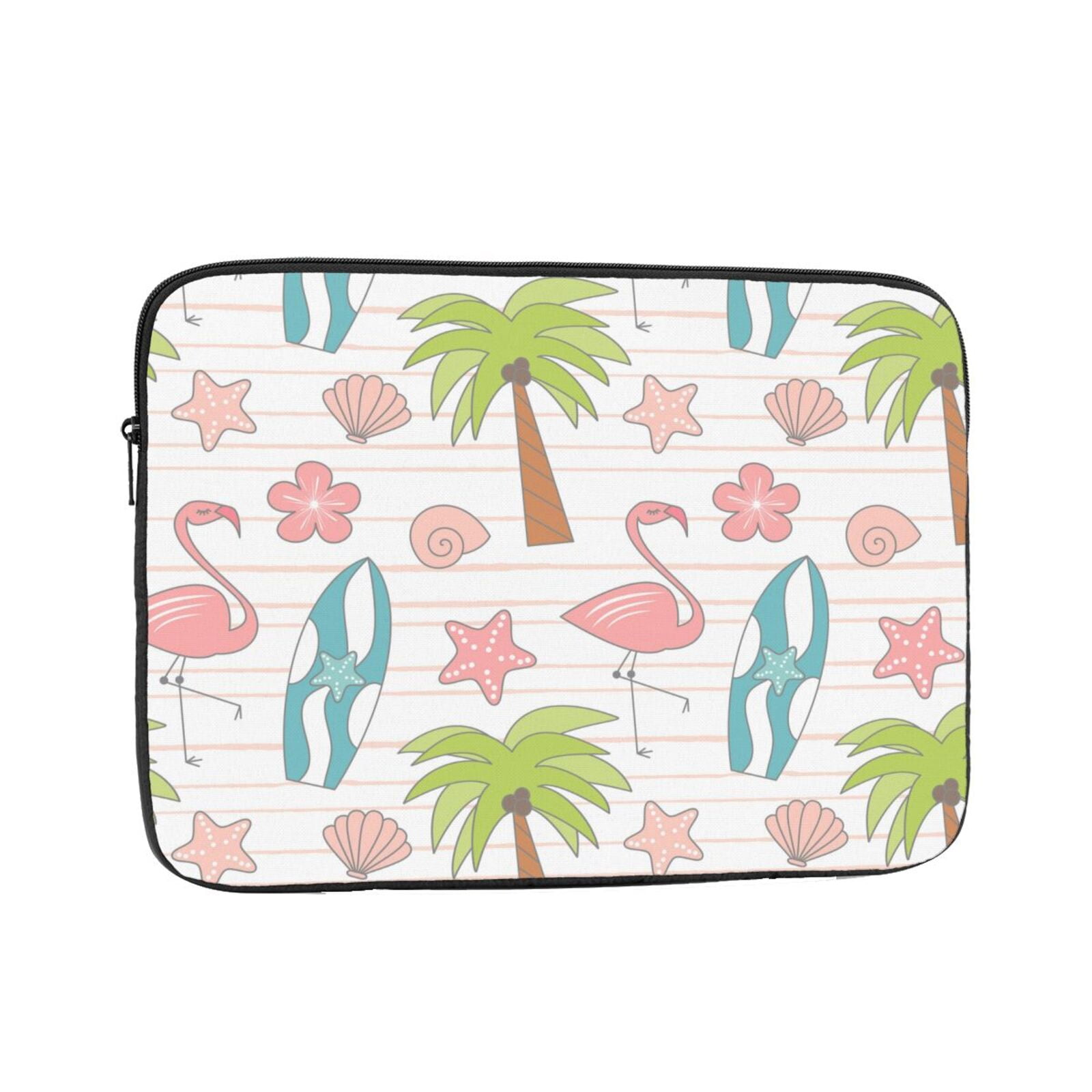 Summer Elements on Striped 15 inch Portable Laptop Sleeve Compatible ...
