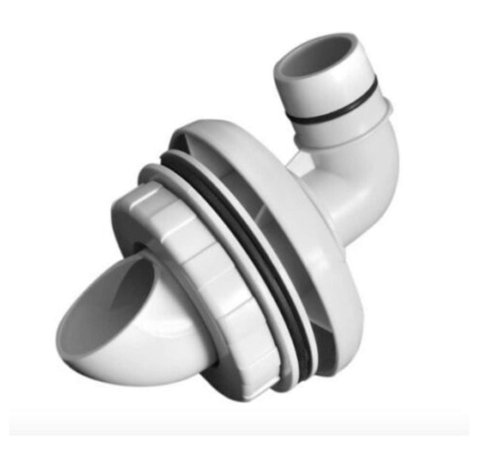 Summer Escapes Skimmer Pump 1-1/2 inch Pool Wall Fitting Set Return ...