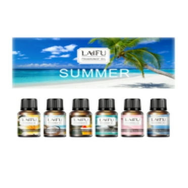 EUQEE Essential Oils Gift Set - 6PCS Floral Fragrance for Diffuser ...