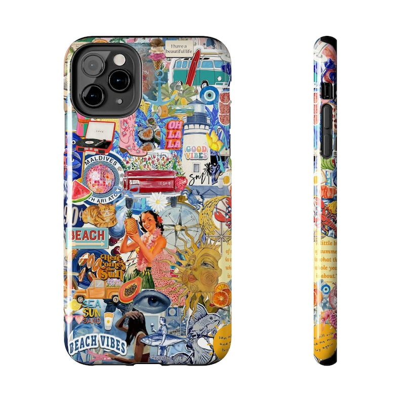 Summer Explosion iPhone Case – Y2K Retro Maximalist Art for iPhone 11 ...